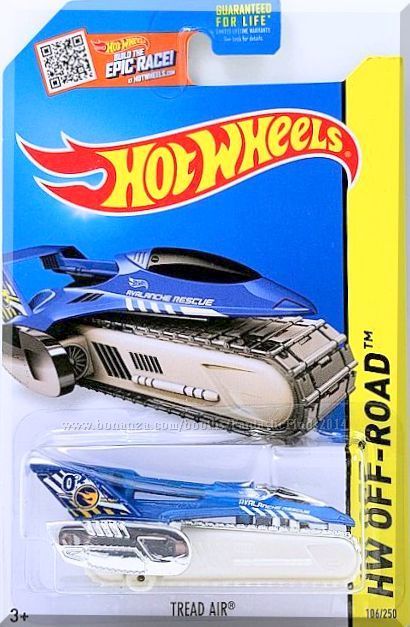 Hot Wheels - Tread Air: HW Off-Road 2015 - Ice Mountain #106/250 ...