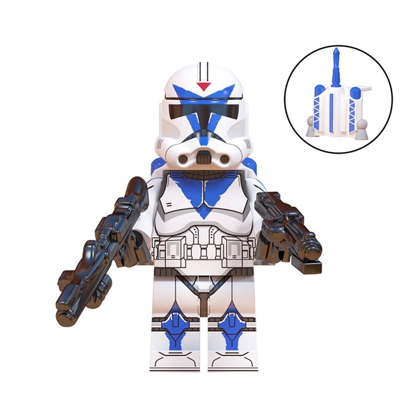 8pcs Star Wars 501st Legion Rex Jesse Echo Fives Hardcase Dogma ...