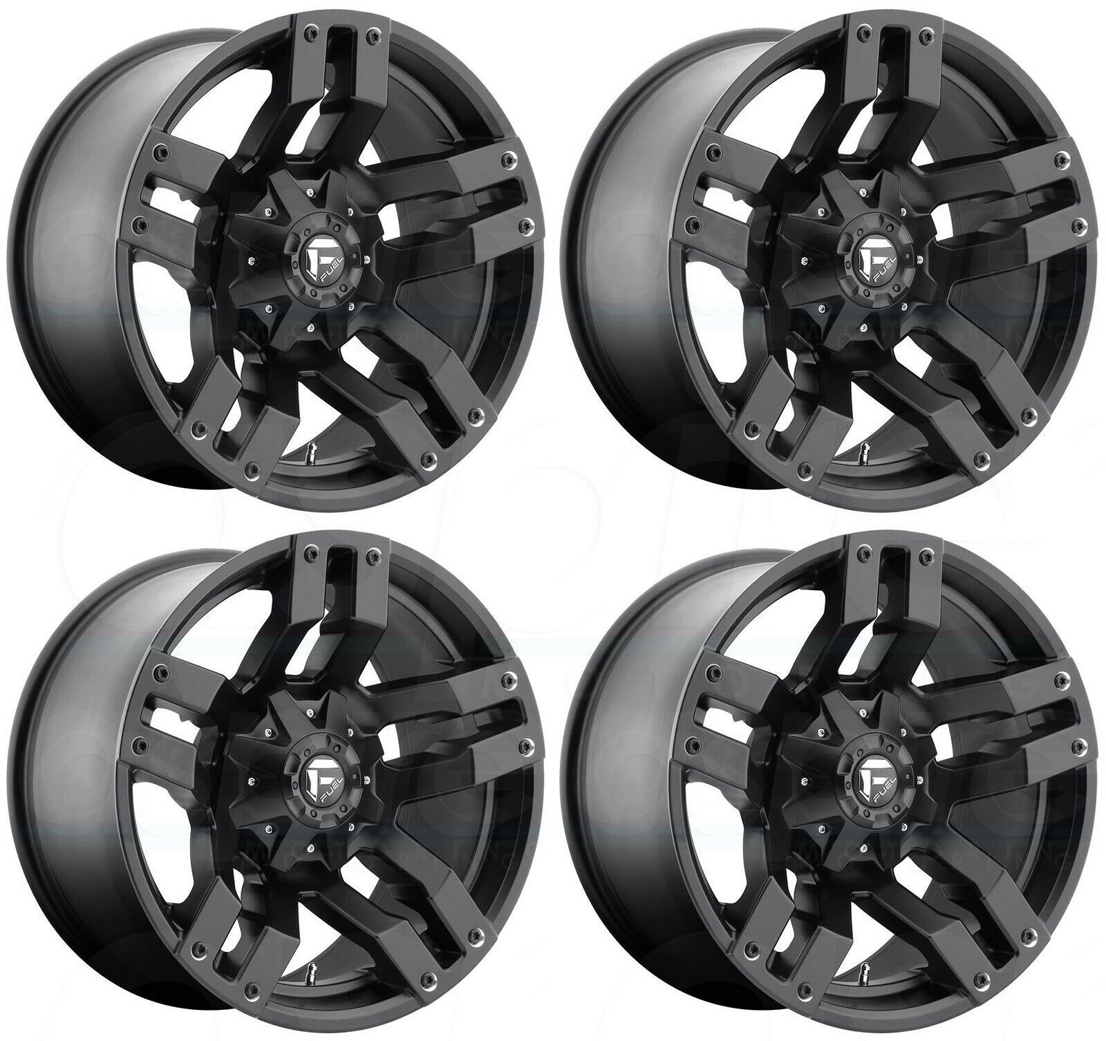 20x9 Fuel D515 Pump 5x5.5/5x150 20 Matte Black Wheels Rims Set(4) - Wheels