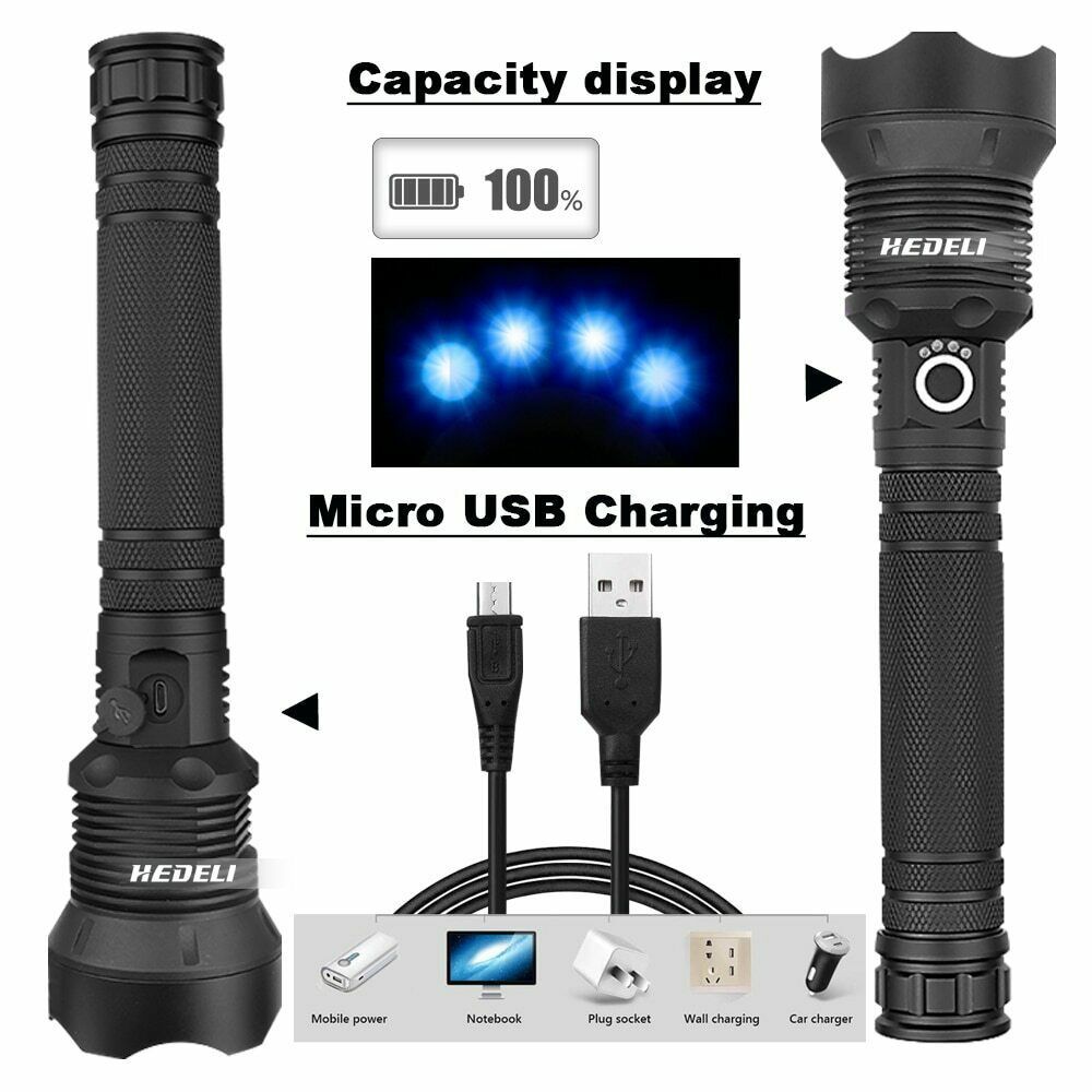 90000 Lumens XLamp Xhp70.2 Most Powerful Led Flashlight Zoom Torch Usb ... 90000 Lumens XLamp Xhp70.2 Most Powerful Led Flashlight Zoom Torch Usb ...