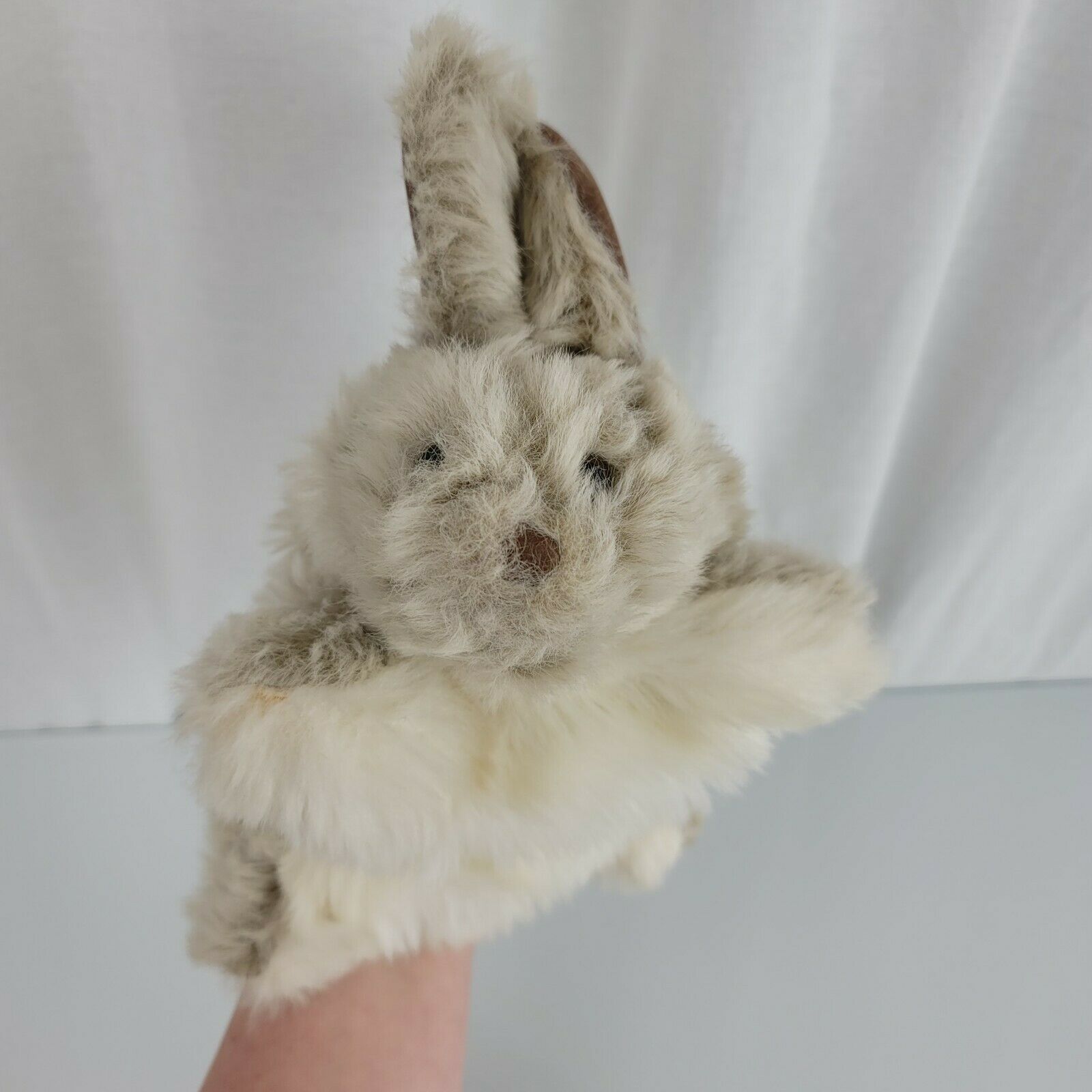 Vtg Furry Folk Puppets Folkmanis Bunny Realistic Pretend Play Hand ...
