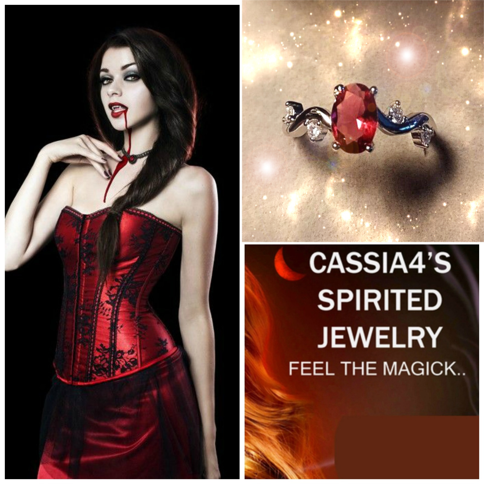 Cassia4's Spirited Jewelry "Feel the Magick" Haunted Rings Spell Cast ...