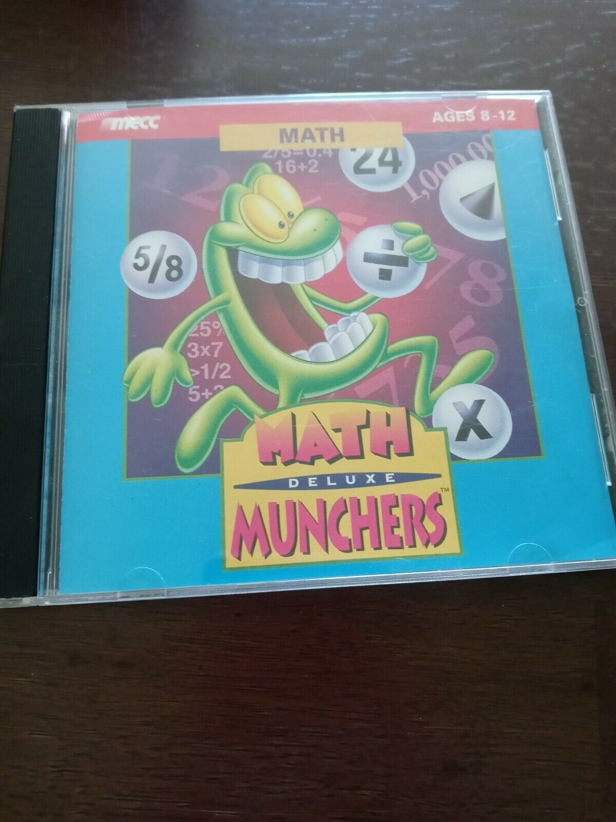 Math Munchers Deluxe (PC Windows 95/3.1, Mac, 1996) CD-ROM - Video Games