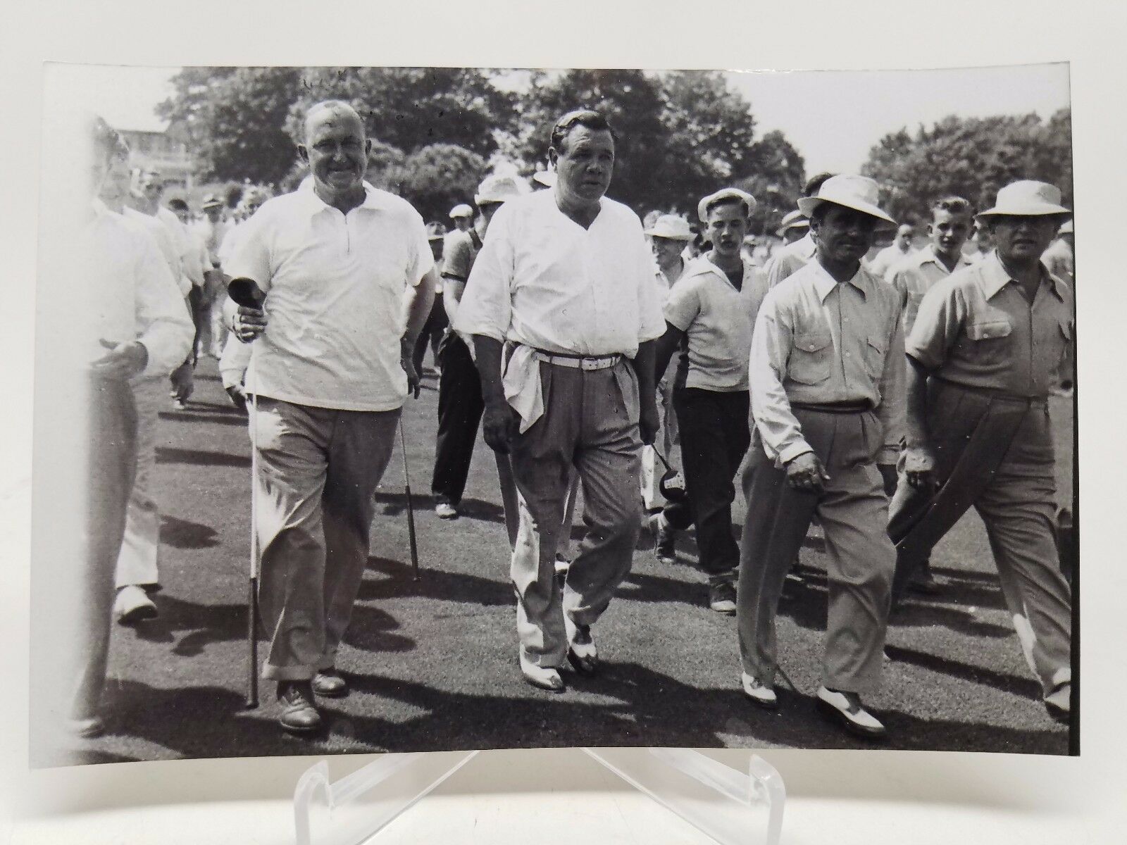 Vintage Babe Ruth Golf Outing Photograph 4x6 Rare - Other