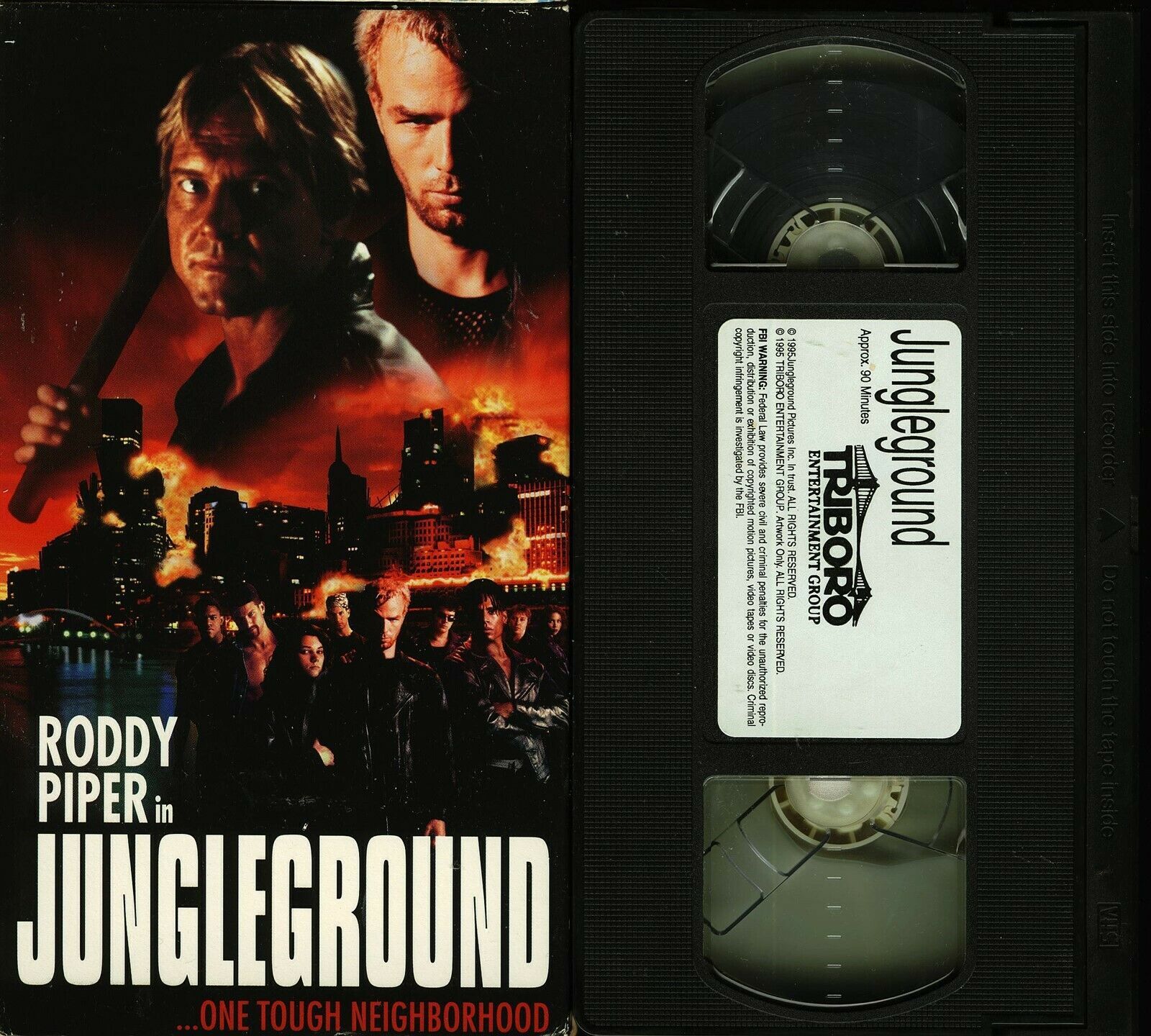 JUNGLEGROUND VHS RODDY PIPER TORI HIGGINSON RACHEL WILSON TRIBORO VIDEO ...