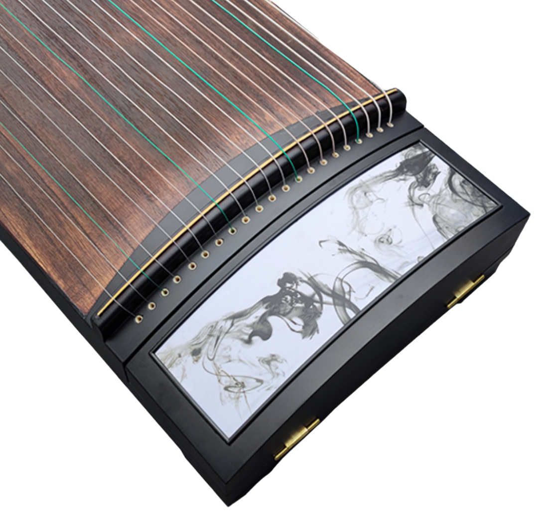 21 strings 163cm Guzheng Chinese ink painting - Guzhengs