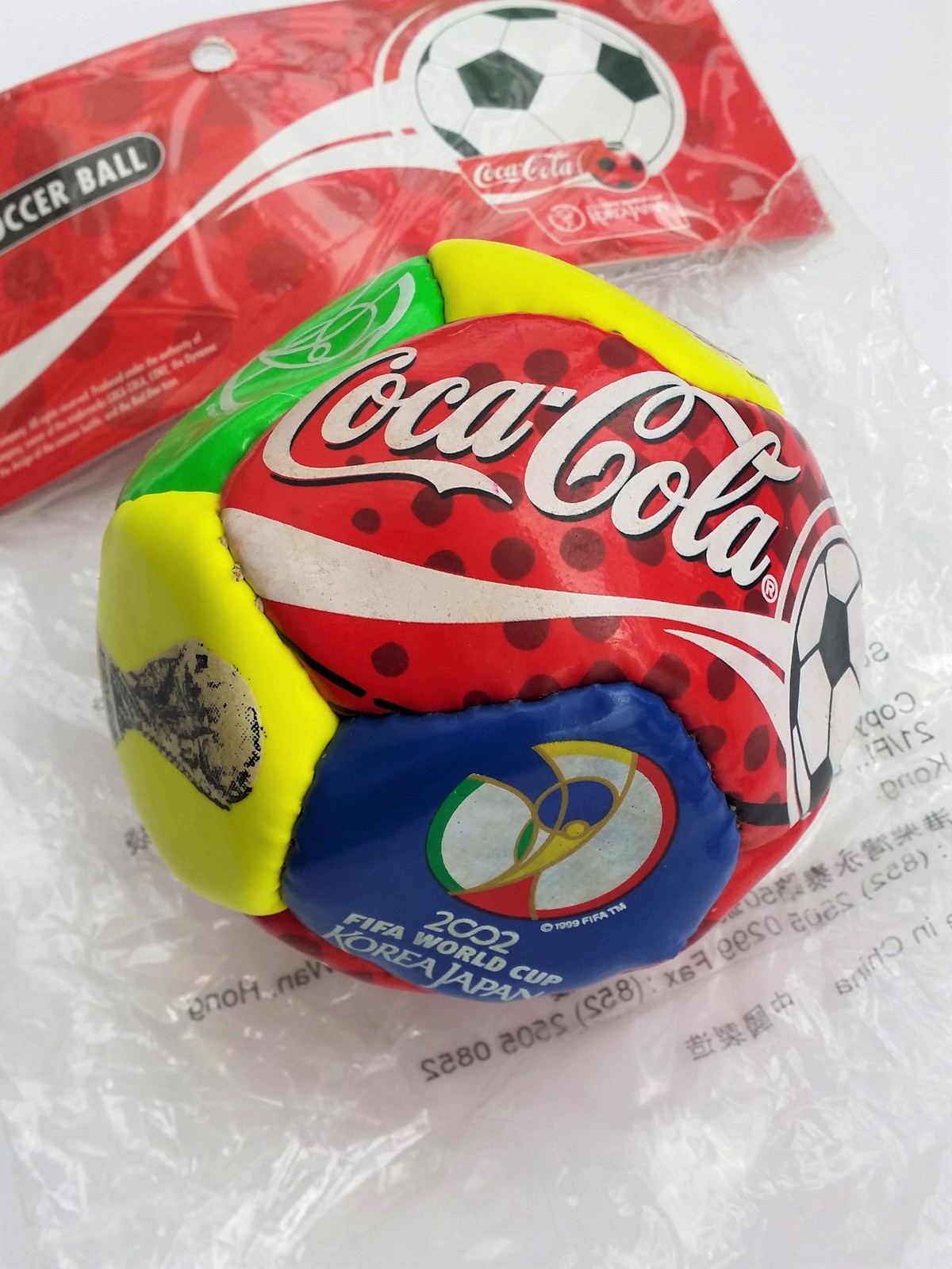 Coca Cola 2002 Fifa World Cup Korea Japan 4" Mini Soccer Ball Football ...