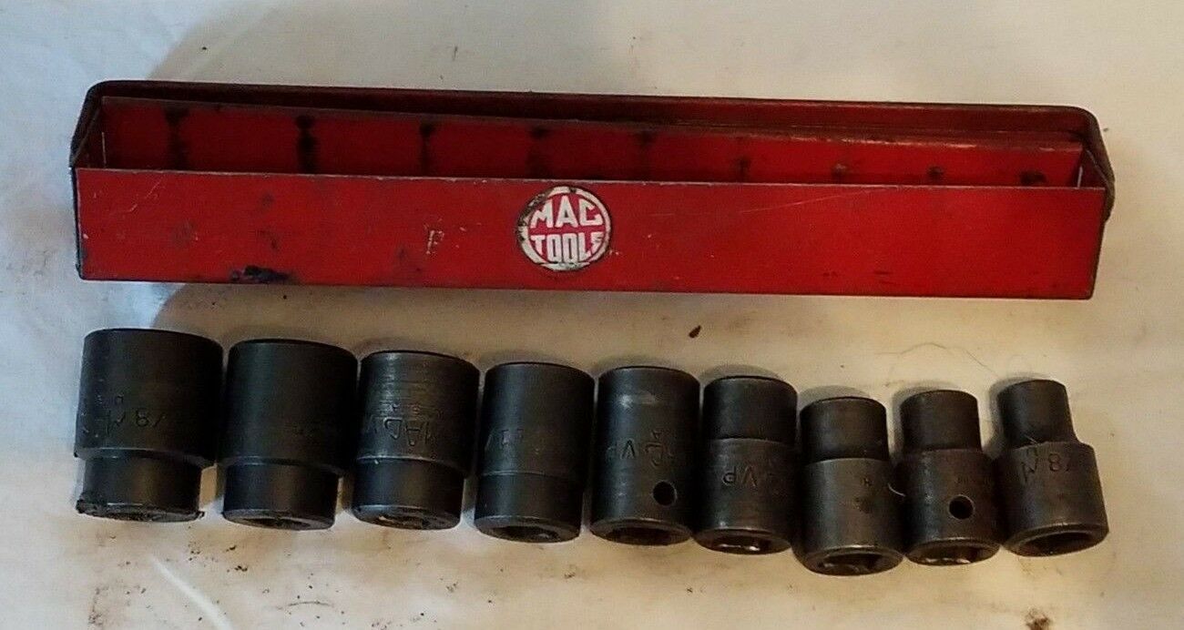 Mac Tools 9 Pc 1/2" Dr. Impact Socket Set - Everything Else