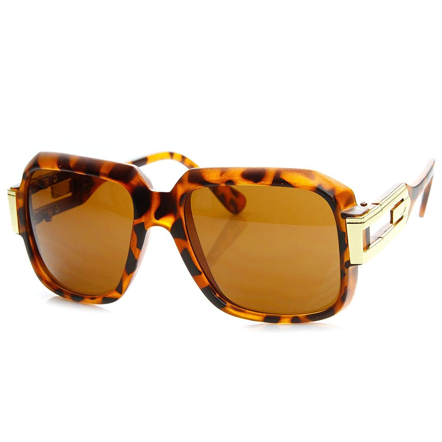 Large Classic Retro Square Frame Hip Hop Hiphop Sunglasses Sunglasses