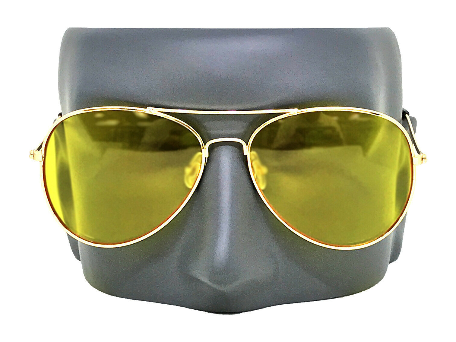 Aviator Tactical Shooting Glasses Yellow Lens Military Night Driving Aviator Tactical Shooting Glasses Yellow Lens Military Night Driving