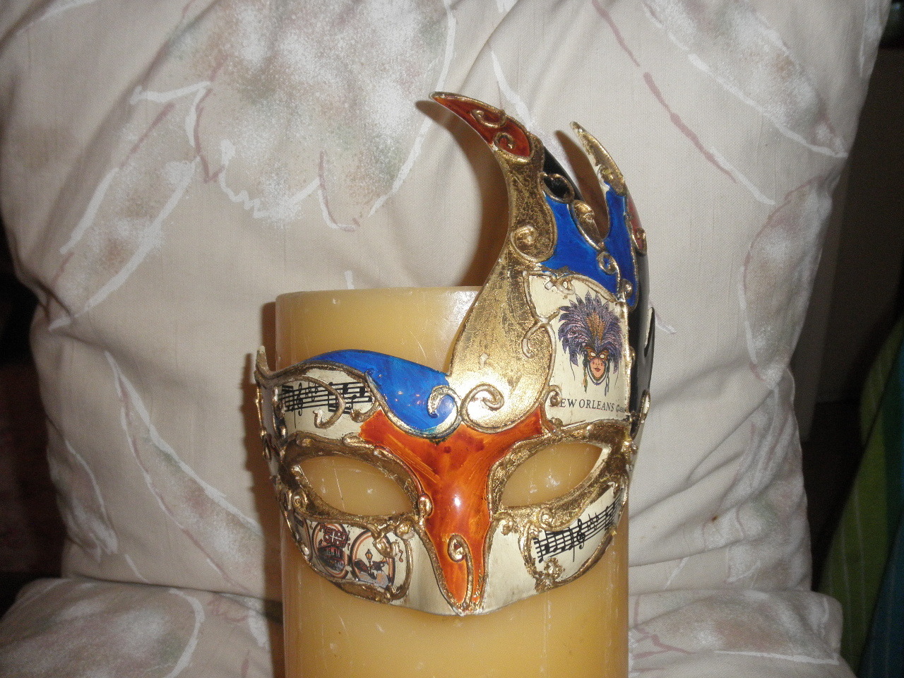 mardi gras mask new ceramic original hand made - Specialty