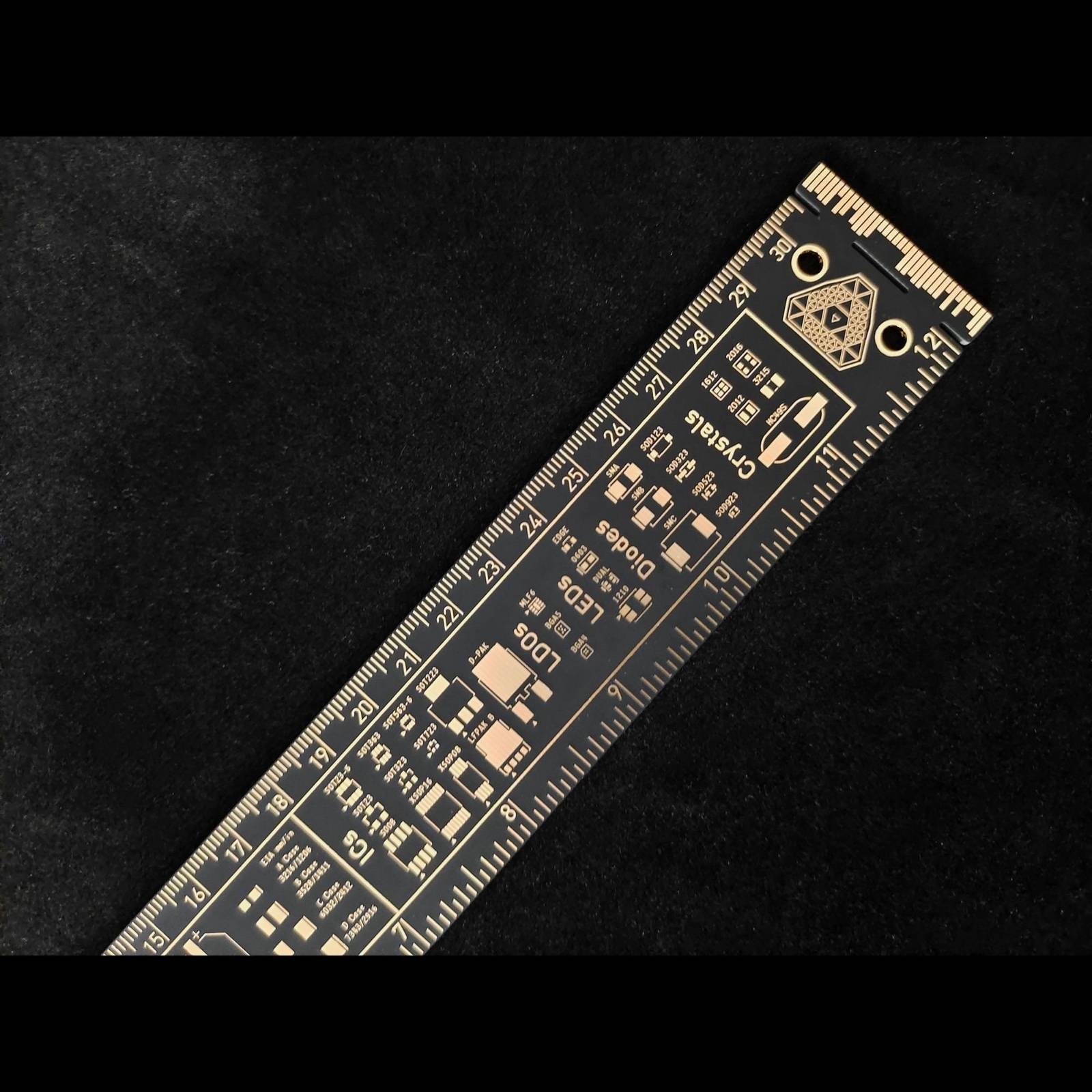 PCB ruler 2.0, Circuit Board ruler, Ruler of computer geeks - Every ...
