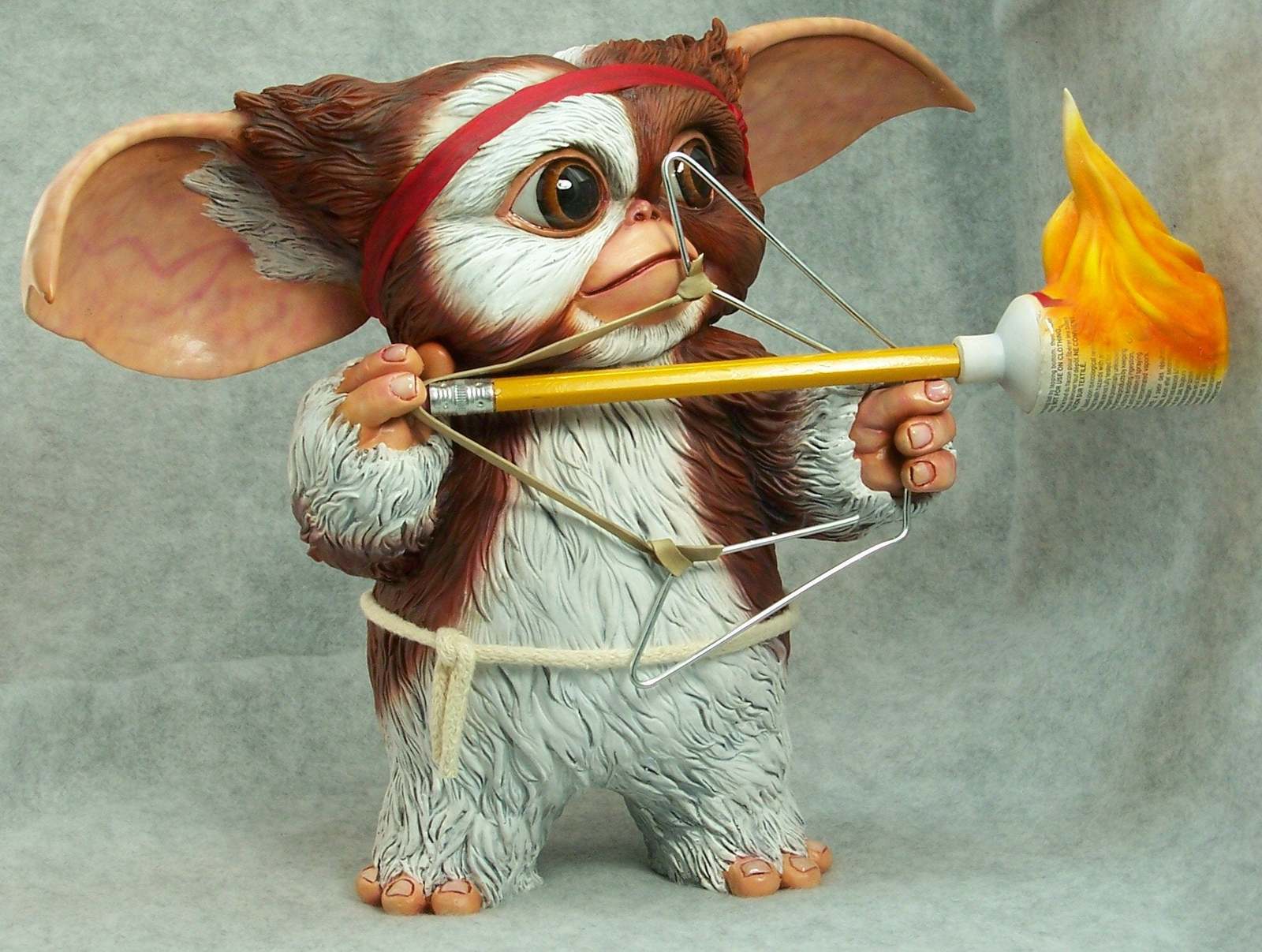 Gizmo Gremlins as Rambo 1/1 LOVELY MOGWAI Life Size DIY Resin Model Kit ...