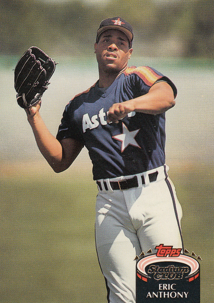 Eric Anthony 1992 Topps Stadium Club Card #575 - Baseball Cards