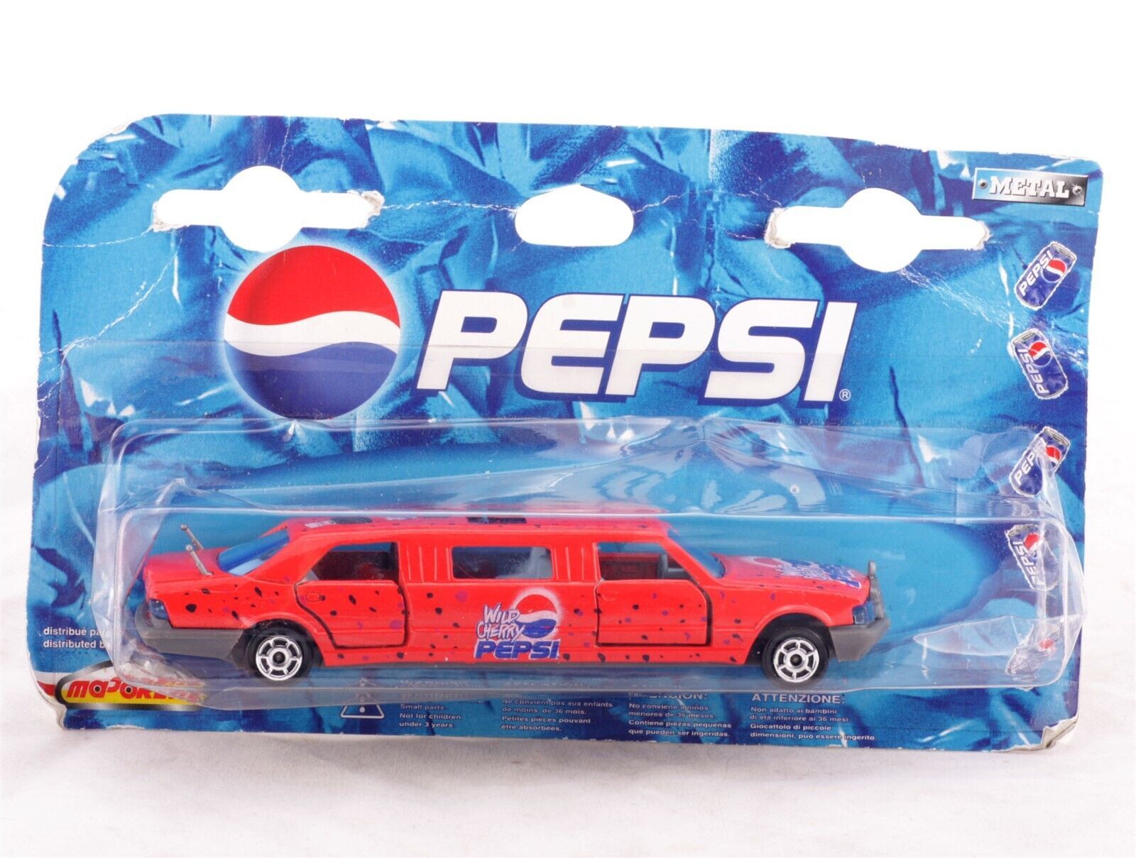Majorette 1980s Rare French PEPSI SERIE 300 Mercedes Limousine Diecast ...