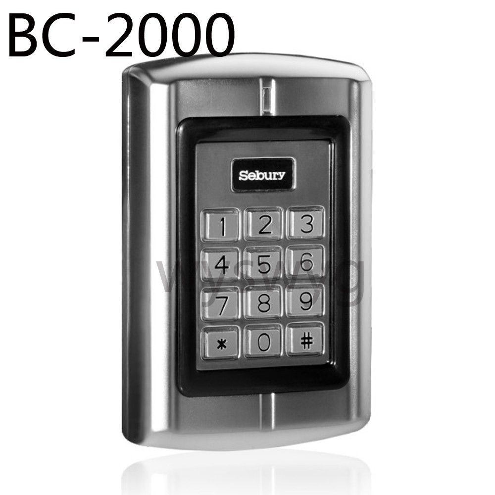 125KHz RFID EM Card Metal Door Access Controller Reader Keypad Sebury ...