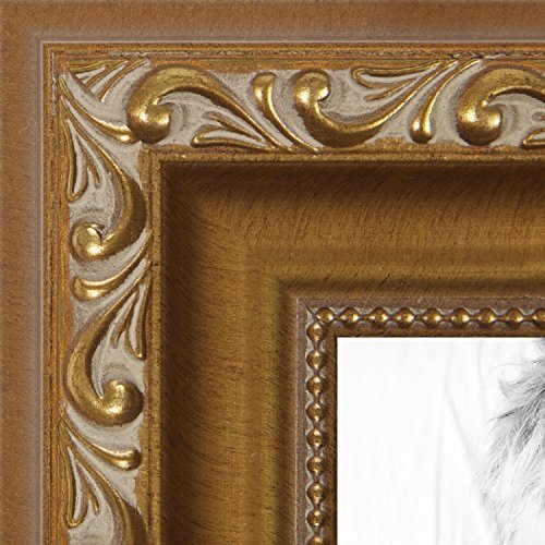 ArtToFrames 15x20 Inch Gold With Beads Wood Picture Frame 2WOMD10051 arttoframes-15x20-inch-gold-with-beads-wood-picture-frame-2womd10051