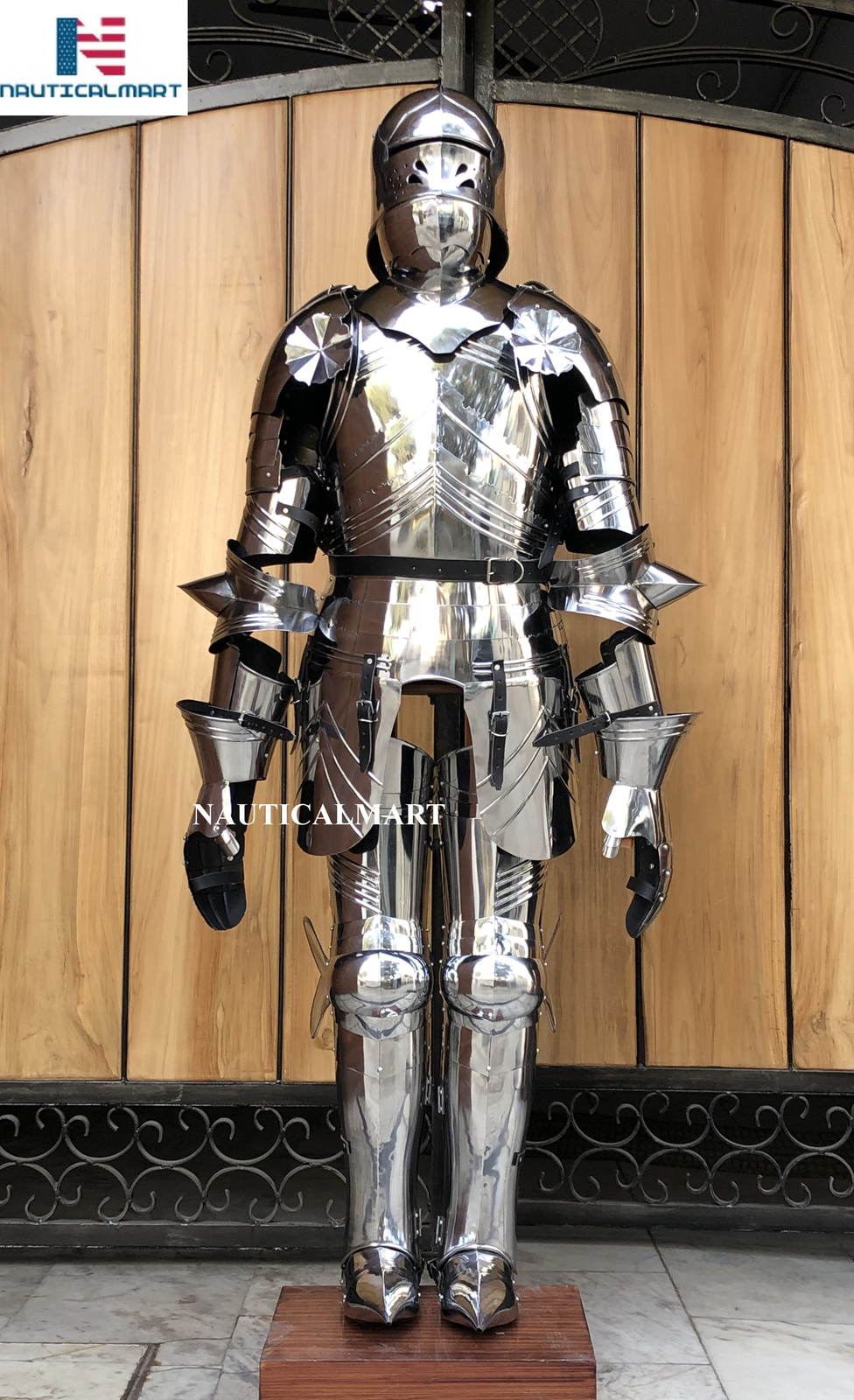 NauticalMart Full Suit of Armor 15th Century German Gothic Plate Armour ...