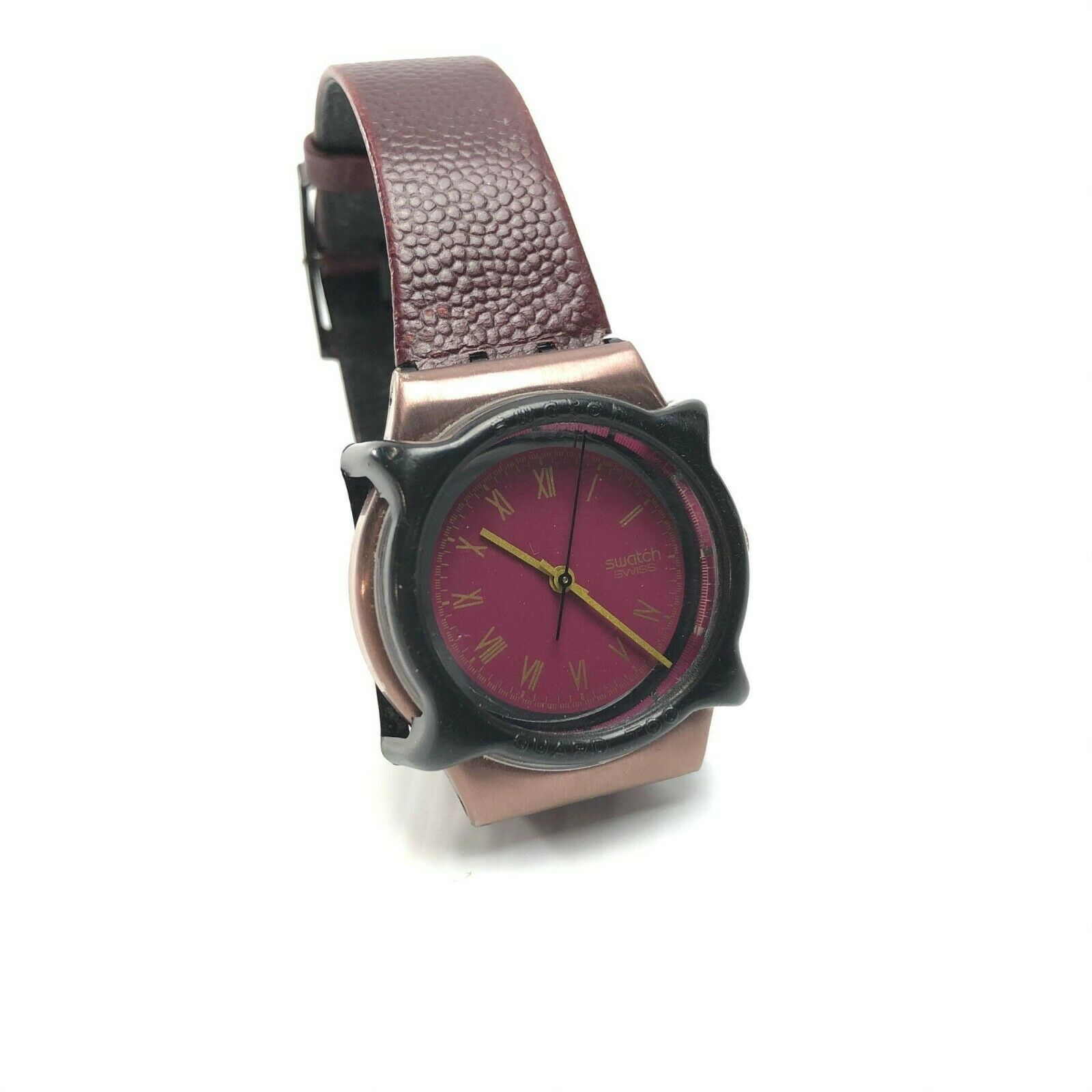 Vintage Swatch Watch Bookeys Bet with Swatch Guard - Wristwatches