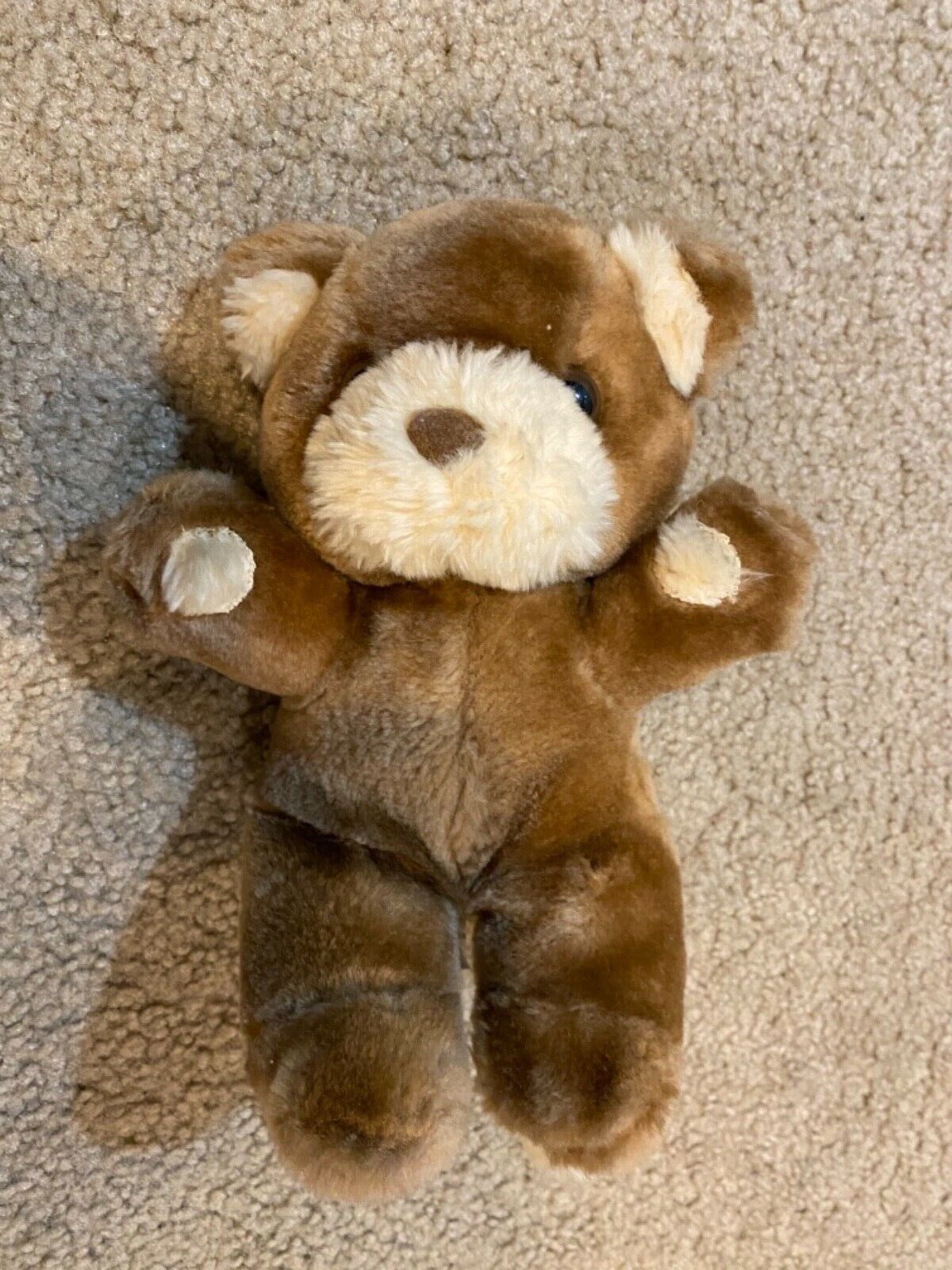 1985 SQUEEZEMS Adorable Rare Stuffed Brown bear Vintage Fundamentals ...