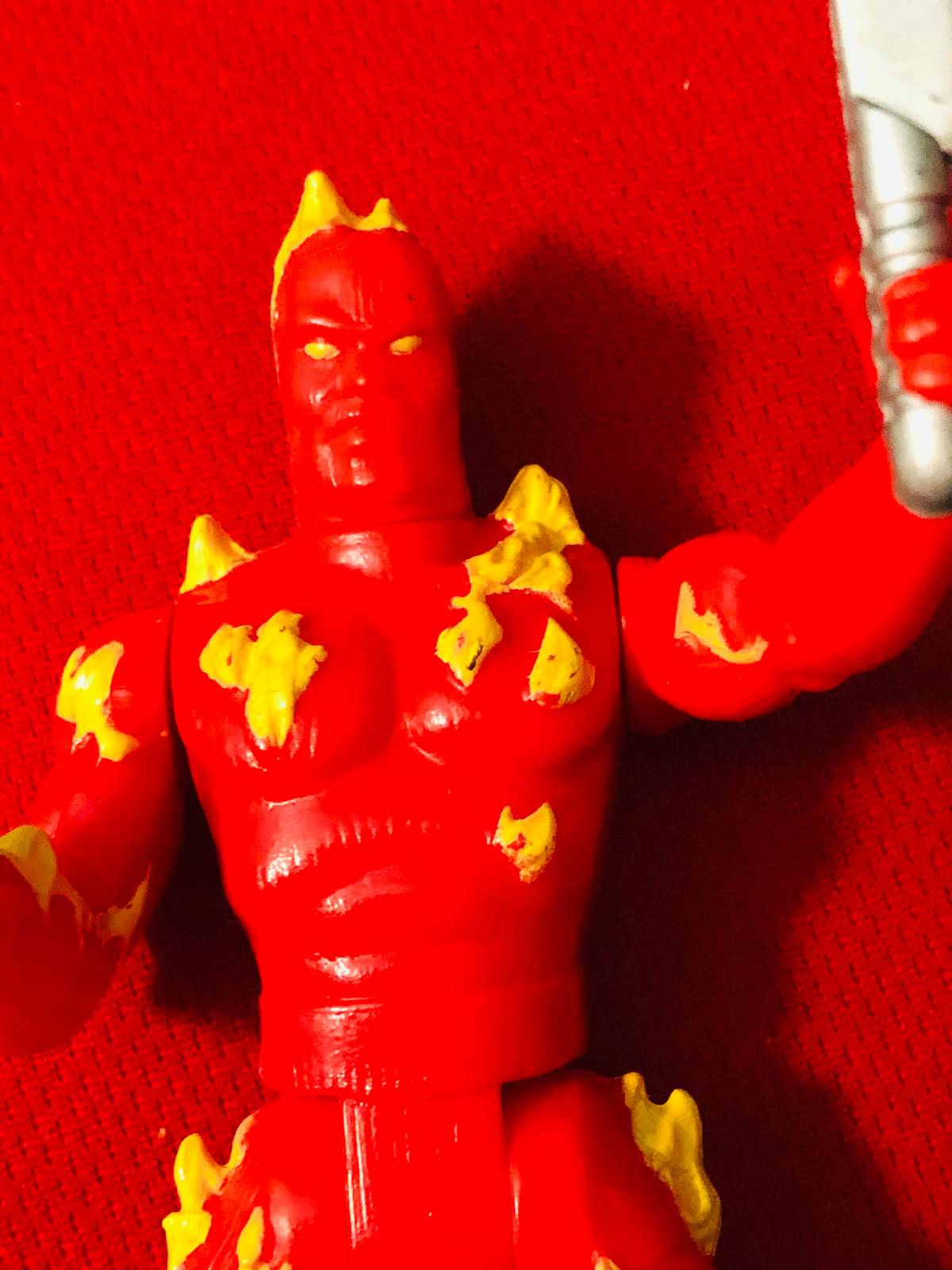 Marvel Superheroes Human Torch! Action Figure Fantastic Four! Original ...