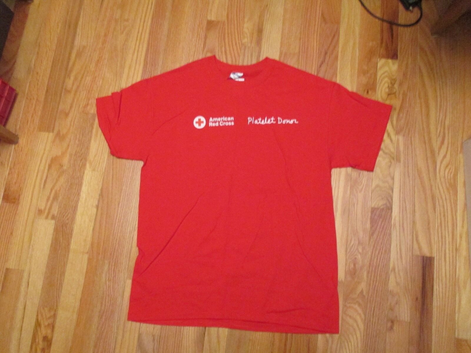 American Red Cross Platelet Donor T Shirt Size L - T-Shirts, Tank Tops