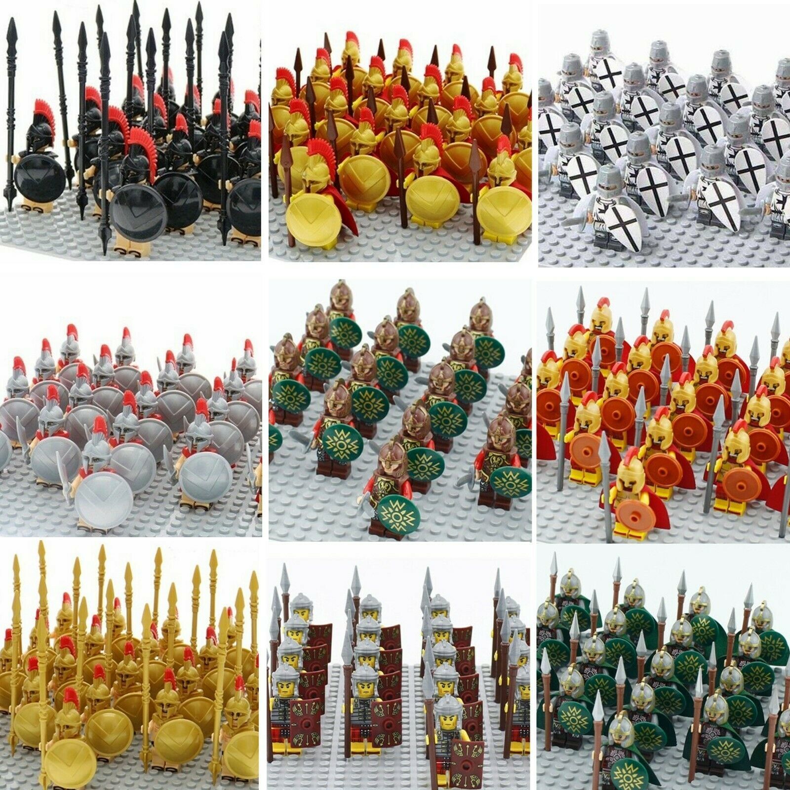 21Pcs Gladiatus Rome Eomer Spartacus Centurion Medieval Knights ...