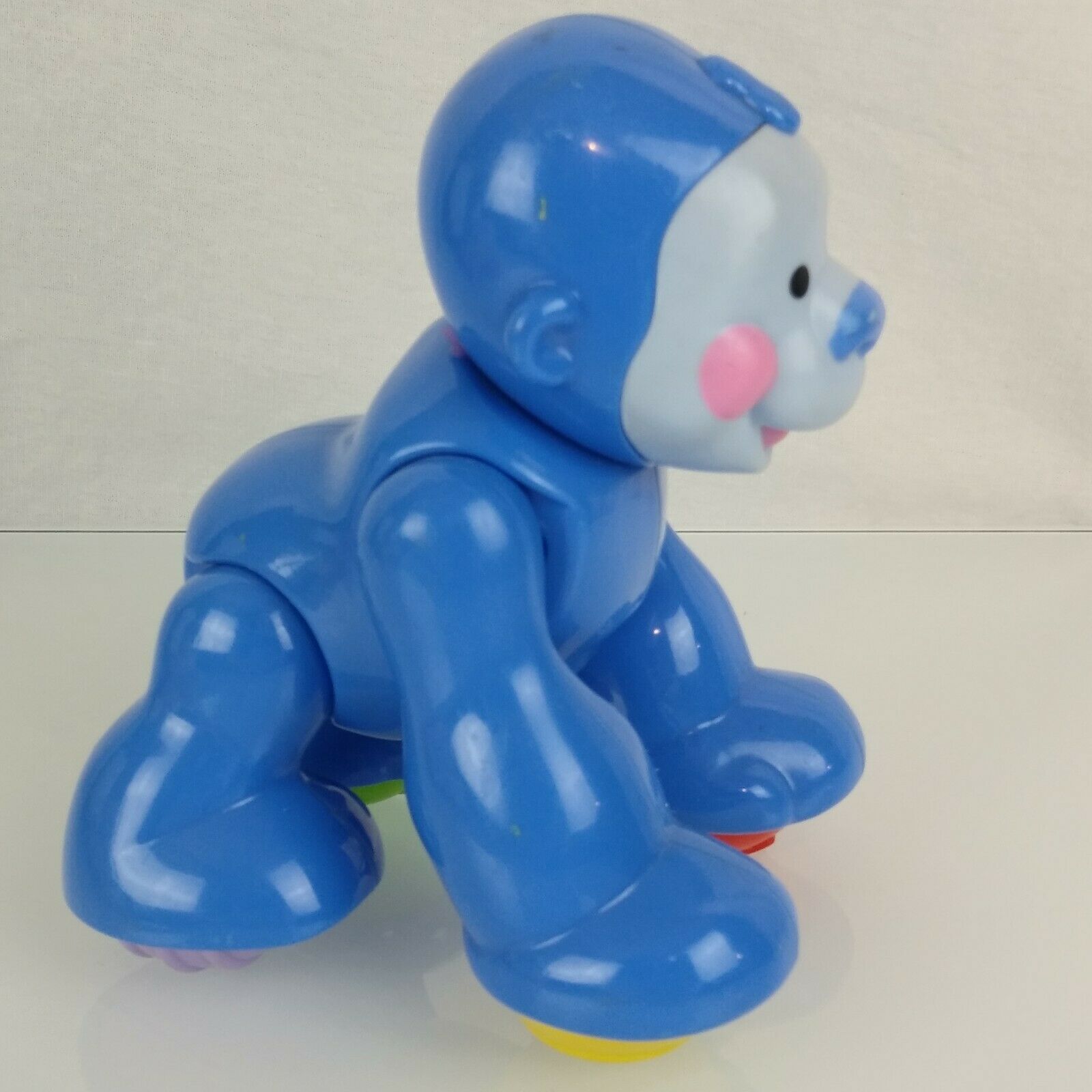 Fisher Price Amazing Animals Clicker Click Clack Blue Gorilla Monkey ...