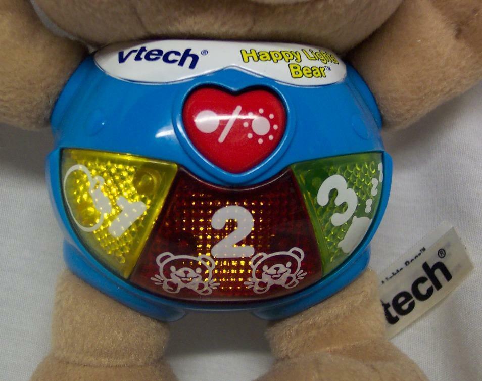Vtech TALKING HAPPY LIGHTS BEAR 7" Plush STUFFED ANIMAL Toy - Other