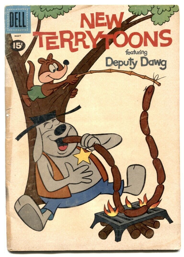 New Terrytoons #4 1961- DEPUTY DAWG- Dell comics F/G - Comics & Graphic ...