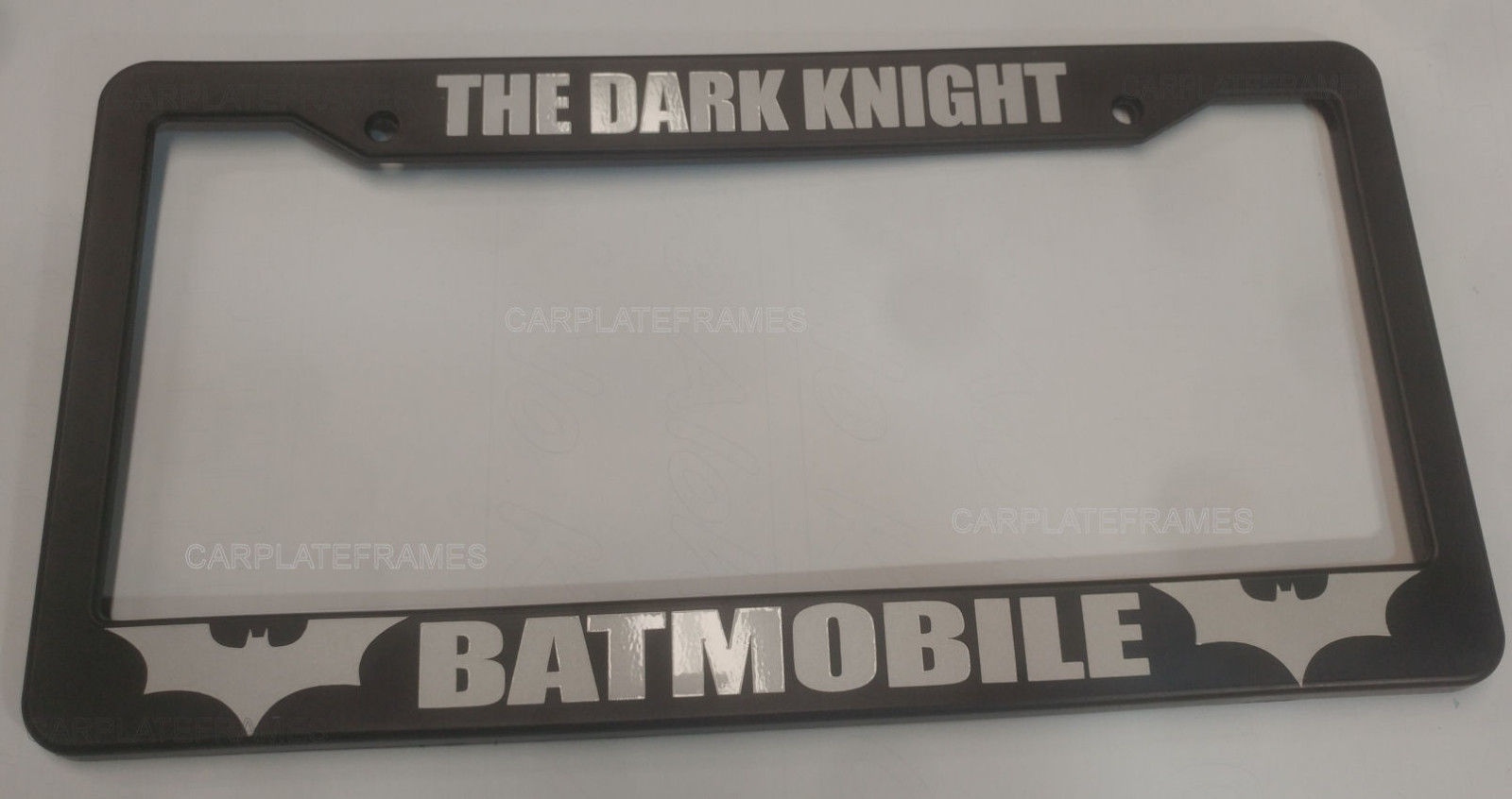 REFLECTIVE THE DARK KNIGHT BATMOBILE License Plate Frame - Car & Truck ...