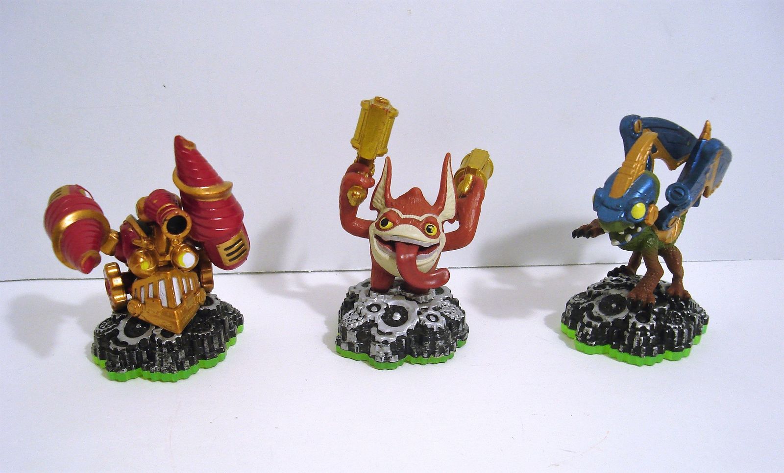 Skylanders Spyro's Adventure Drill Sergeant, Trigger Happy, Drobot Tech ...