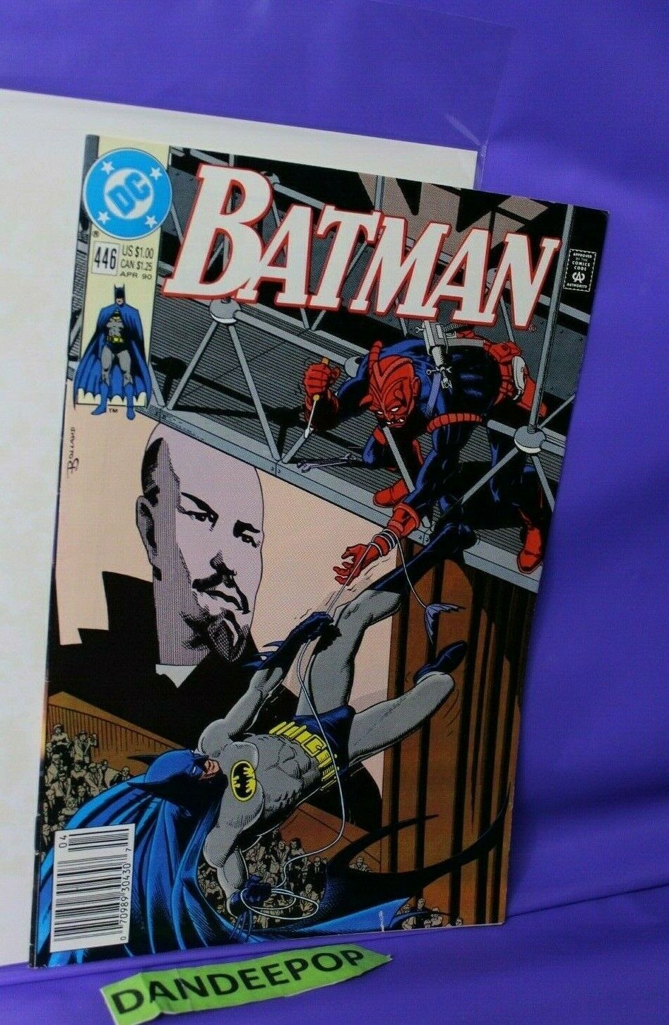 DC Batman 446 April 1990 Vintage Comic Book - Comics & Graphic Novels