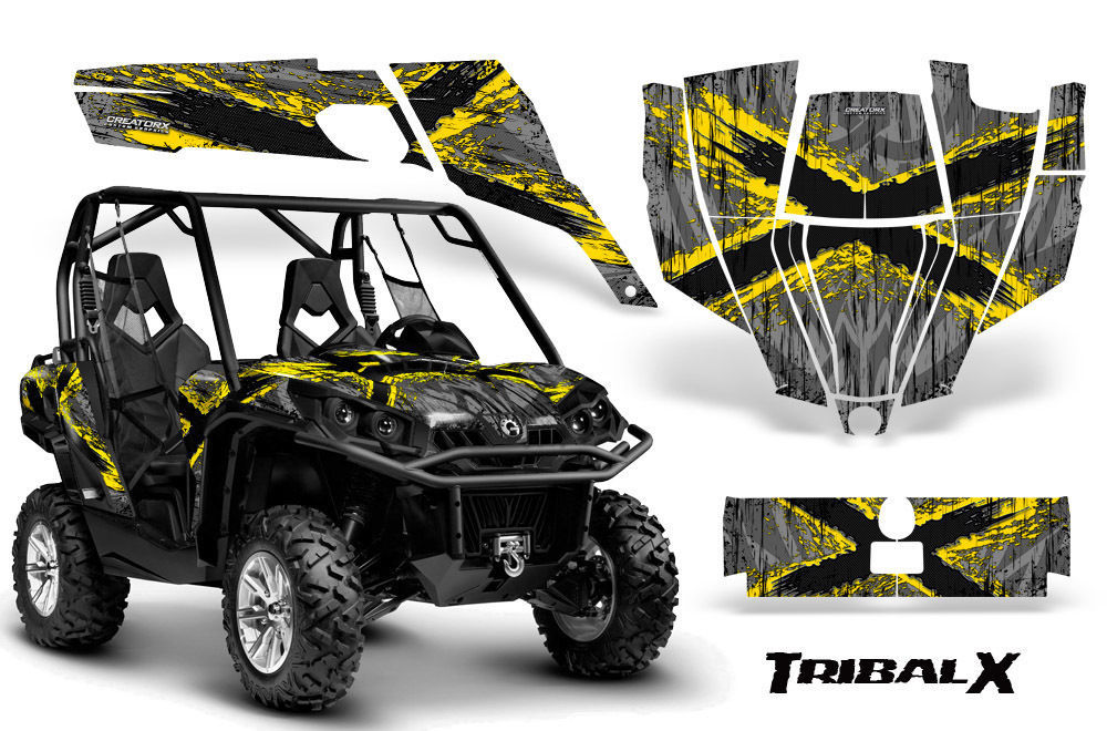 CAN-AM COMMANDER 800R 800XT 1000 1000XT 1000X GRAPHICS KIT DECALS ...