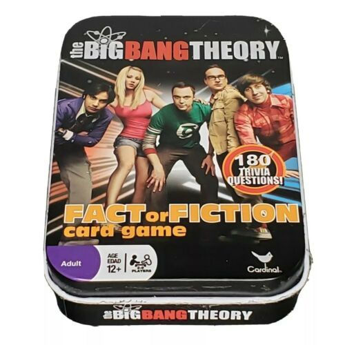 The Big Bang Theory Fact or Fiction Card Game in Tin Big Bang Theory ...