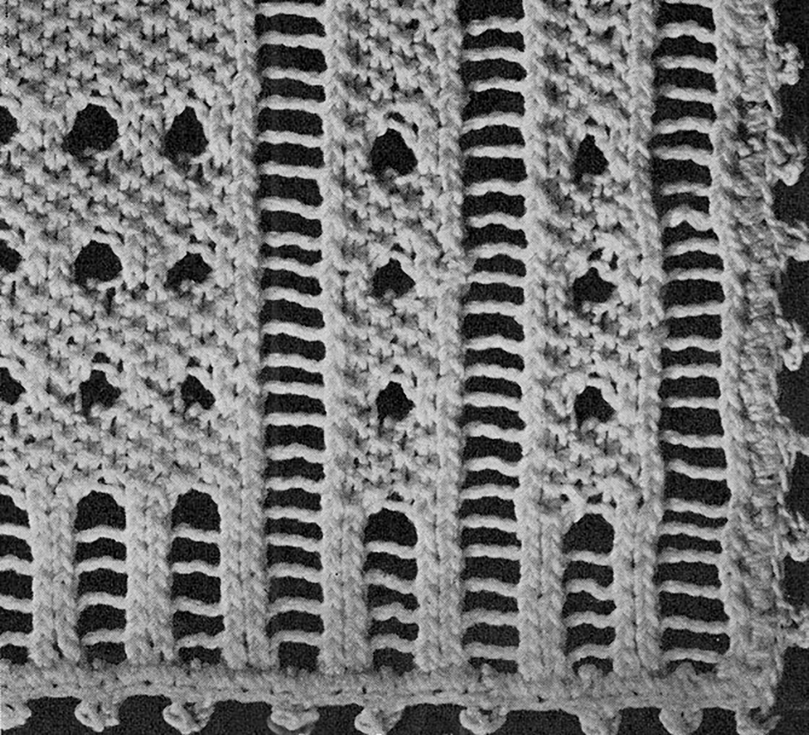 Vintage Candle Mat Knitting Pattern 1939 Wild Woods Hedgerows Hedge ...