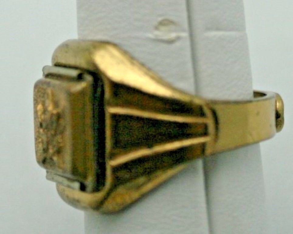 Lone Ranger Ring 1940s Army Secret Compartment Photo Ring Vintage - Pre ...