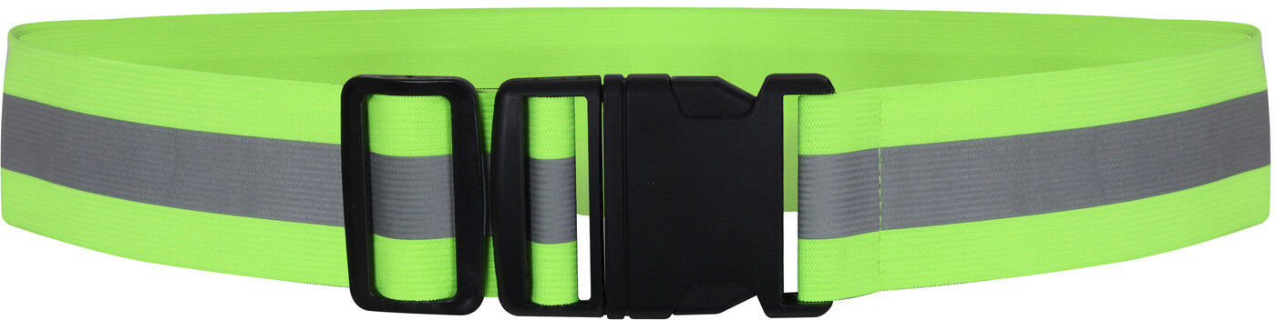 Neon Green Hi Vis Reflective Belt, Elastic Running Safety PT US Army ...