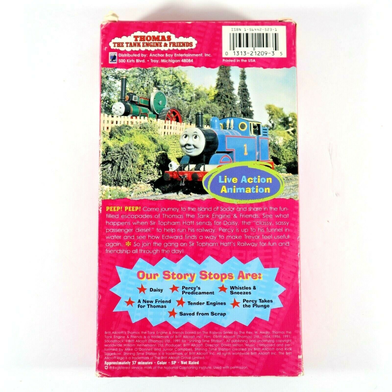 Thomas The Tank Engine & Friends-Daisy & Other Thomas Stories VHS 1991 ... Thomas The Tank Engine & Friends-Daisy & Other Thomas Stories VHS 1991 ...