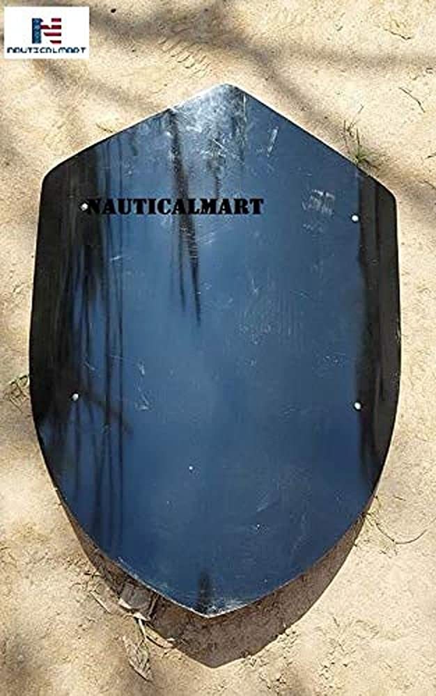 Blank Round Shield Medieval Four Point Shield Blank Knight Armor Shield ...