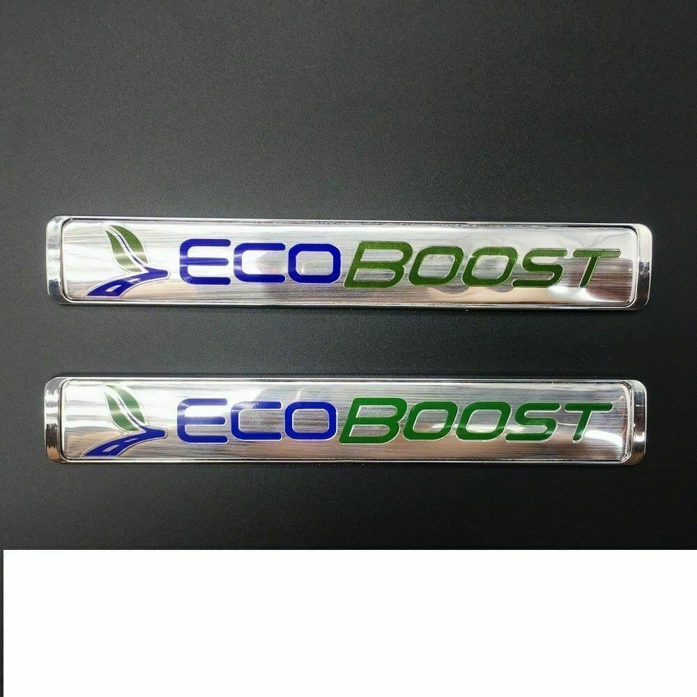 NEW 2x EcoBoost TRUNK Badge FENDER BADGE Emblem Car Decal Sticker FIT ...