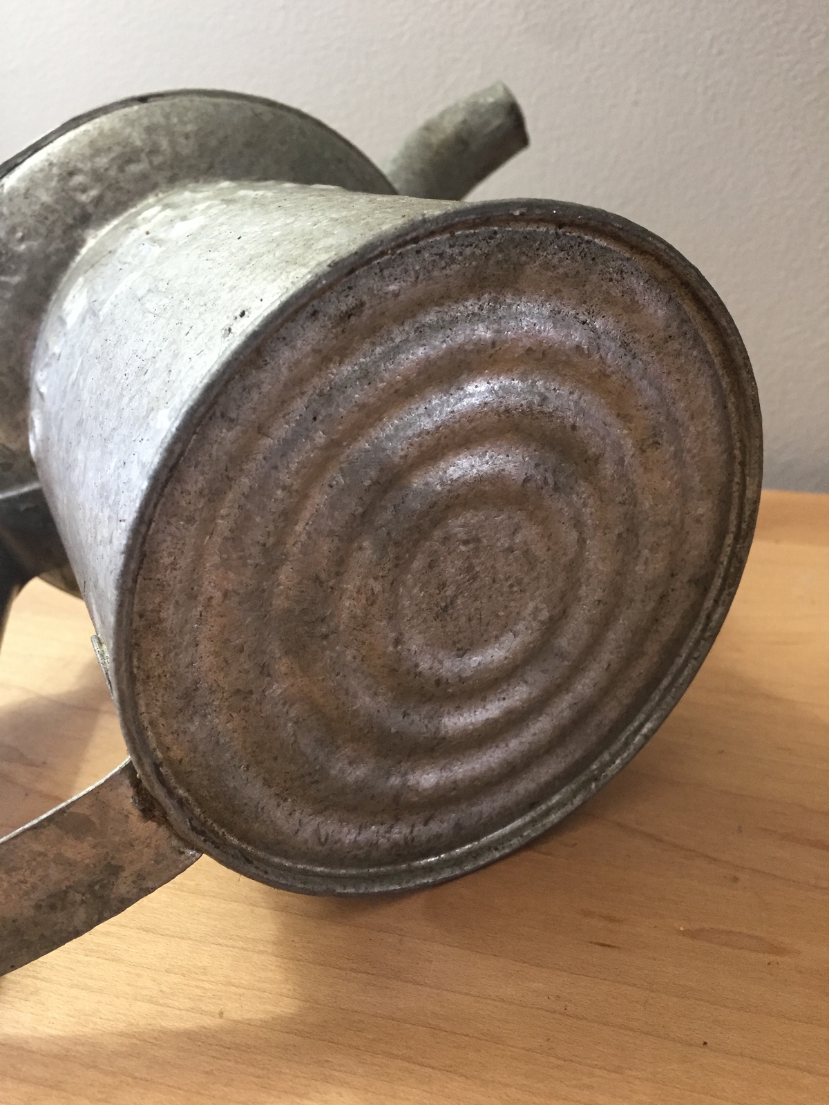 Vintage 50s Lawson Cinti Galvanized Tin Quart Oil Filler Can- Miscellaneous