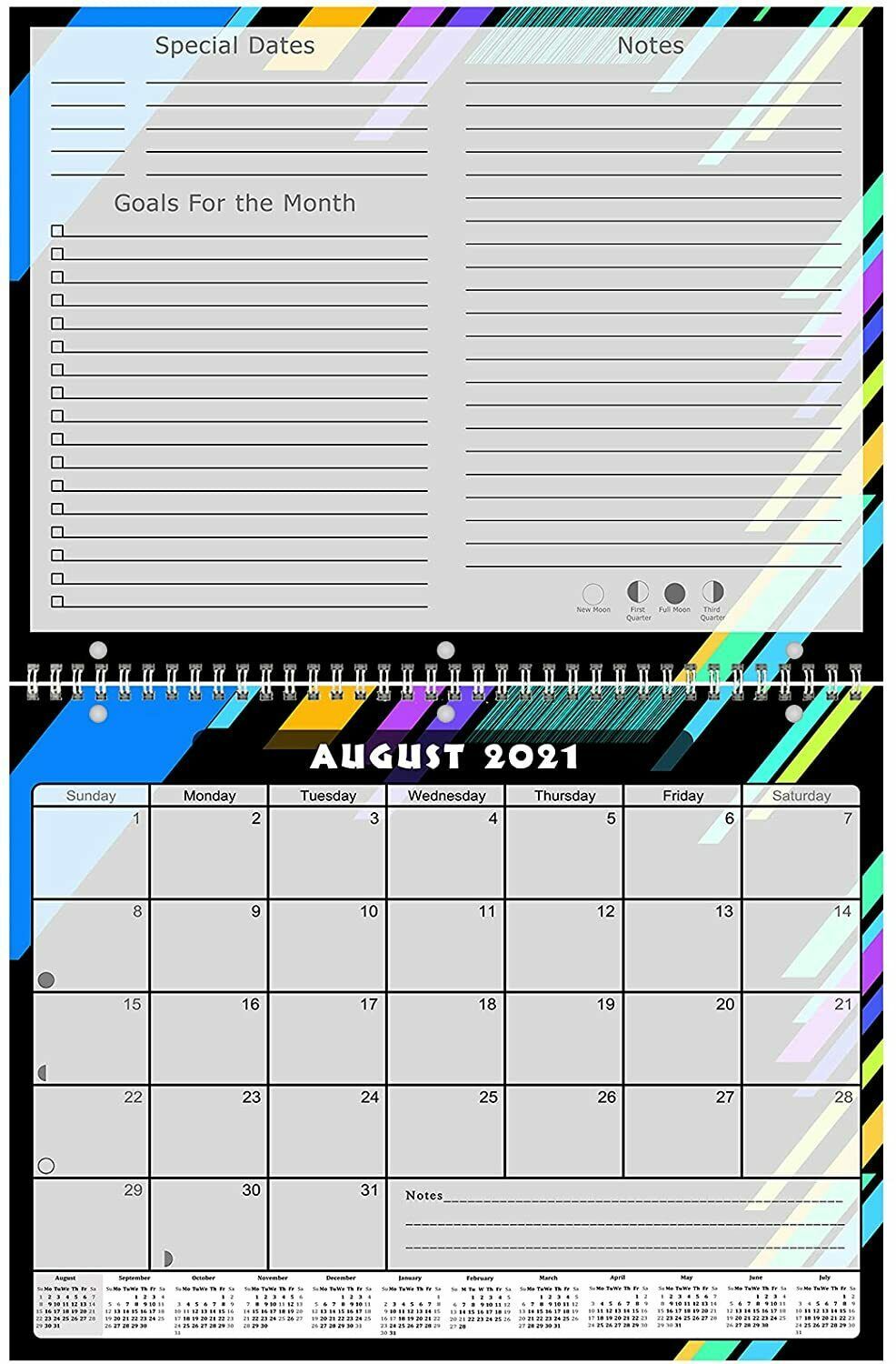 2021 - 2022 Academic Year 12 Months Student Calendar / Planner (Edition ...