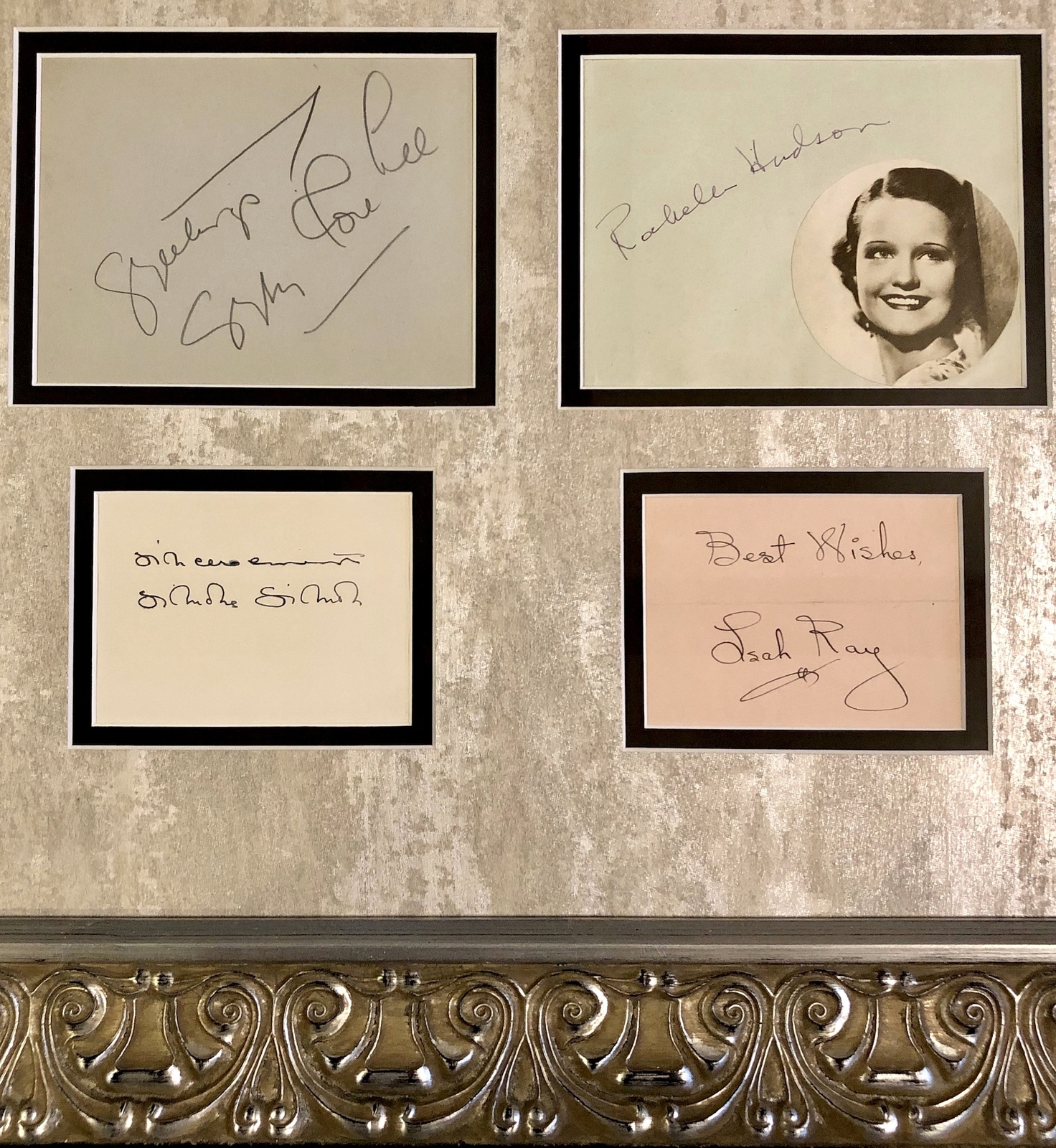 GYPSY ROSE LEE SIMONE SIMON ROCHELLE HUDSON LEAH RAY 1930's Autographed ...