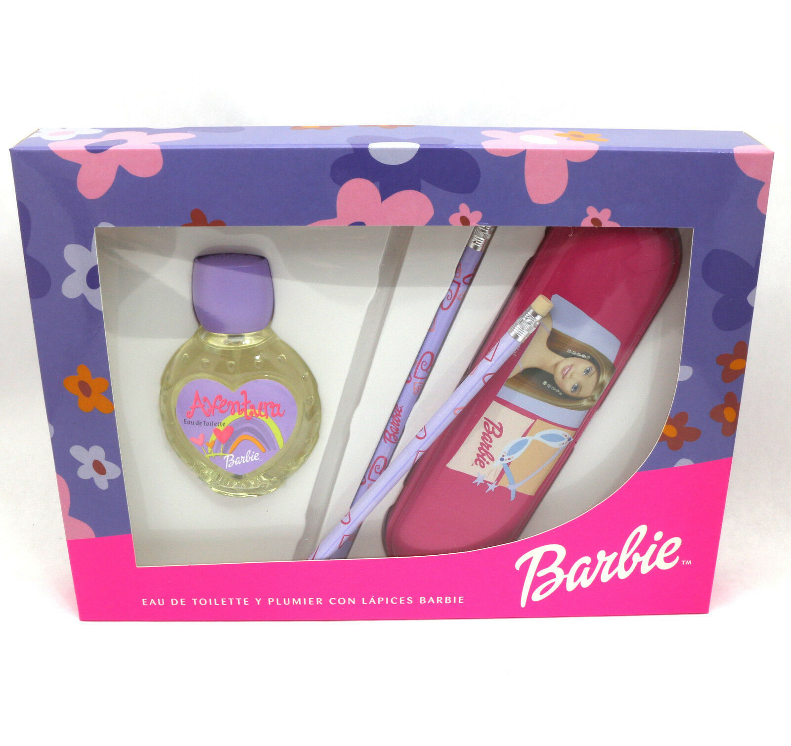 Aventura Barbie Perfume Gift Set EDT Spray 2.5 oz and Pencils with ...