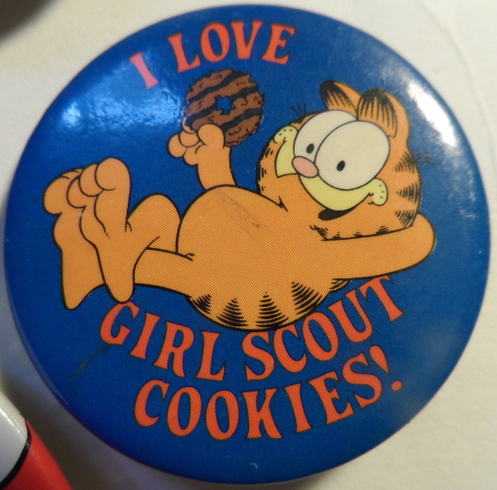 Garfield The Cat 5 Vintage Metal Buttons Created Jim Davis Muncie ...