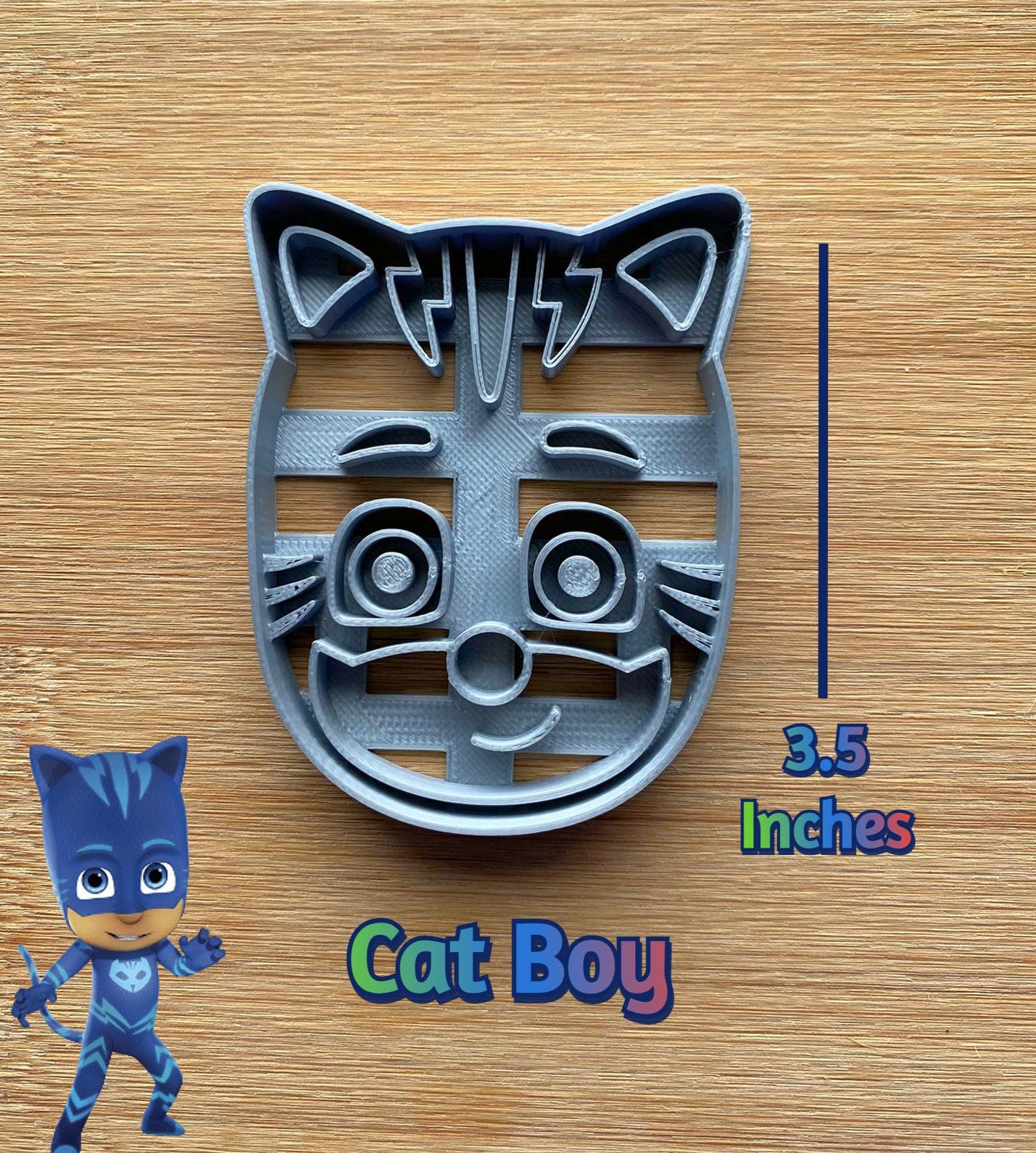 PJ Masks Set of 3 Cookie Cutters | Owlette | Gekko | Cat Boy | PJ ...