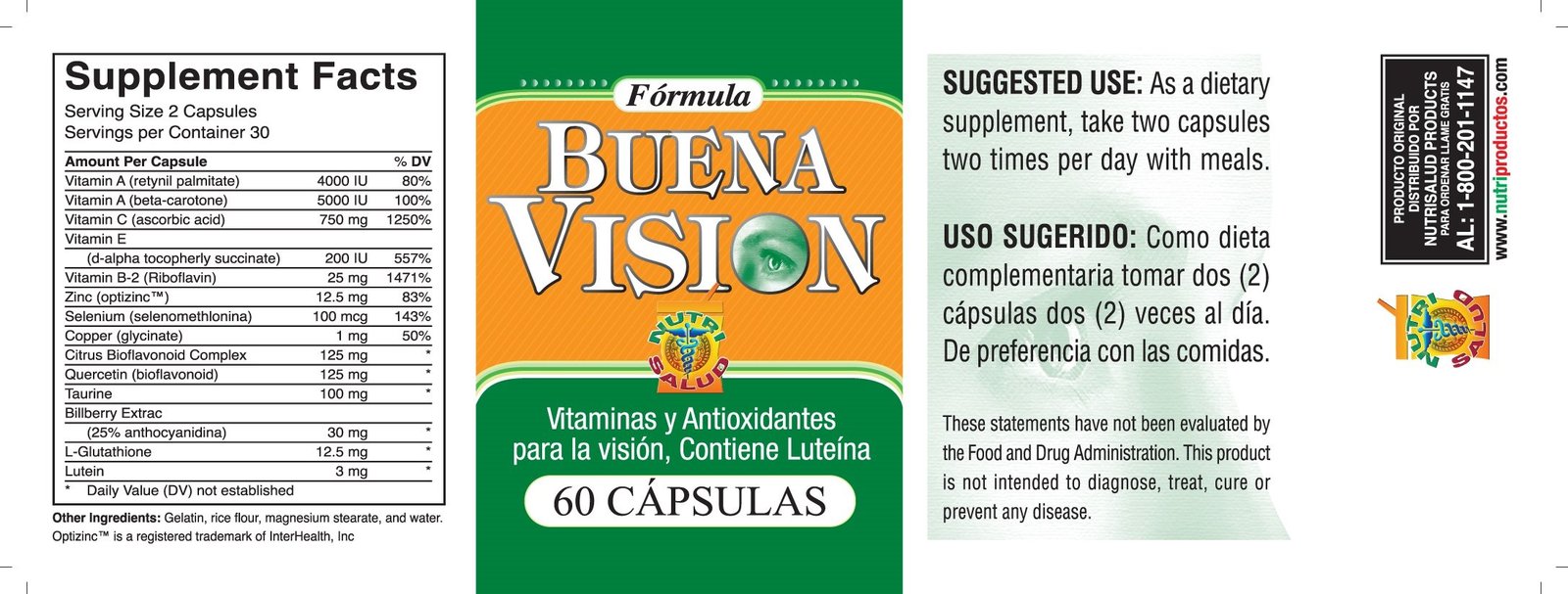 Capsulas Buena Vision, para la vista and similar items