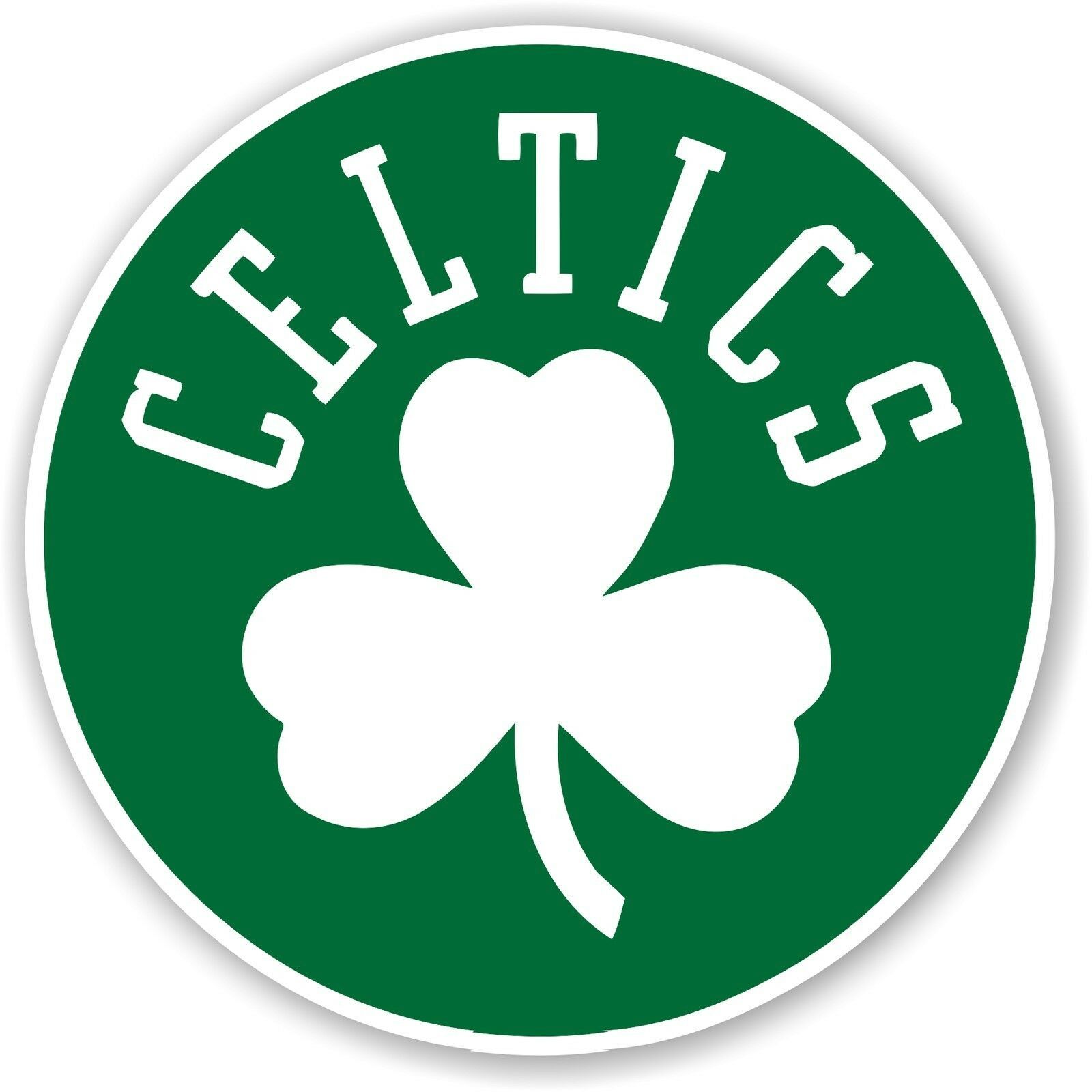 Boston Celtics Round Decal / Sticker Die cut - Basketball-NBA