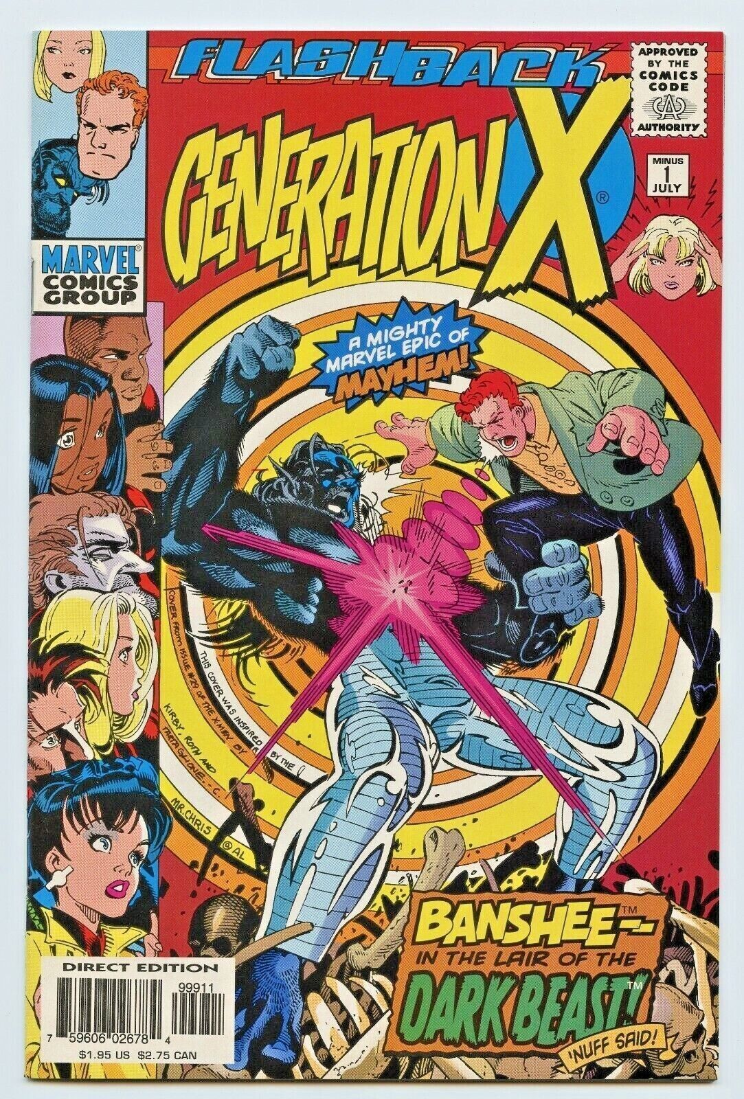 MARVEL COMICS GROUP FLASHBACK GENERATION X #1 BANSHEE - Comics ...